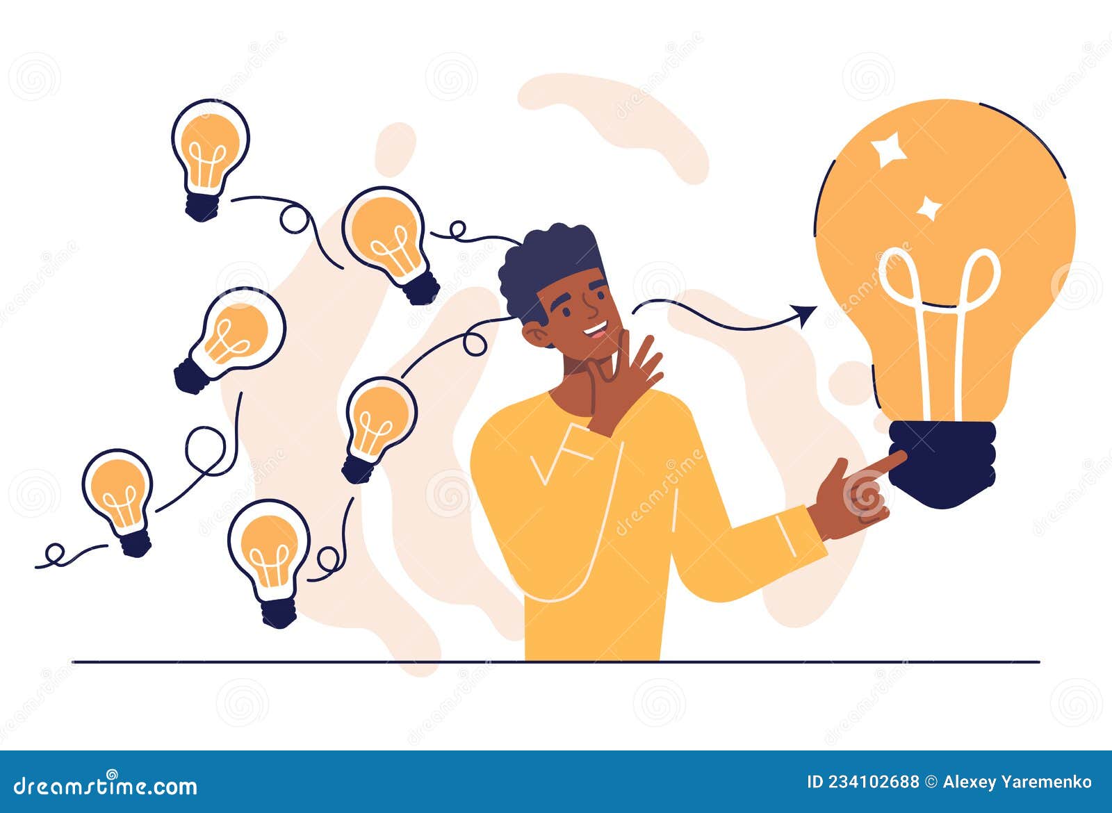 Picking Ideas and Best Option Selection Concept Stock Vector ...