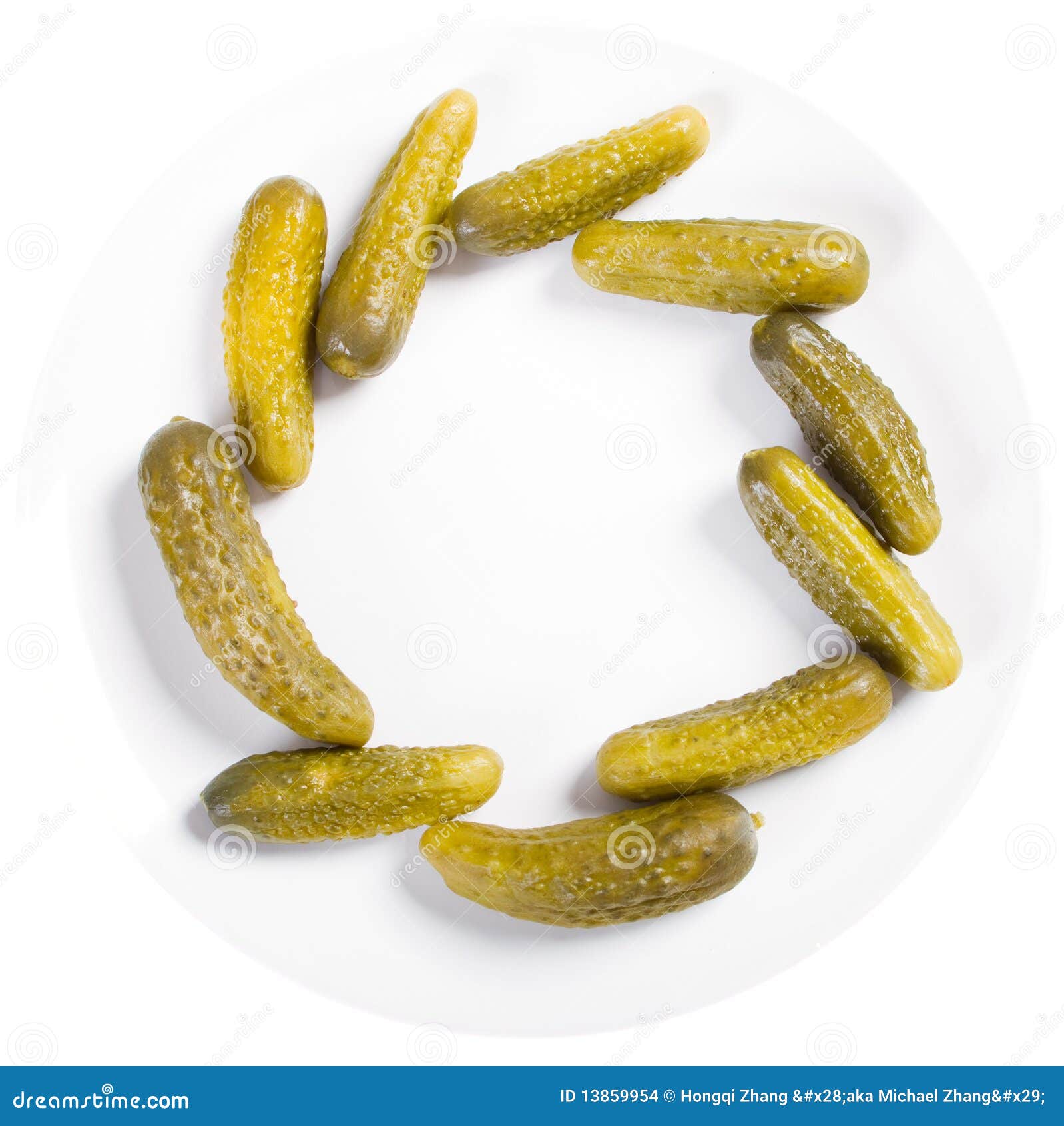 Pickle circle stock photo. Image of food, gherkin, isolated - 13859954