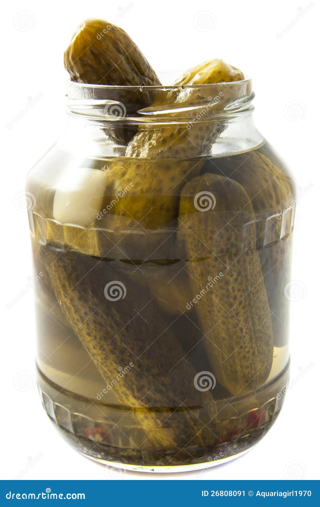 Pickle jar stock image. Image of pepper, ingredient, gourmet - 26808091