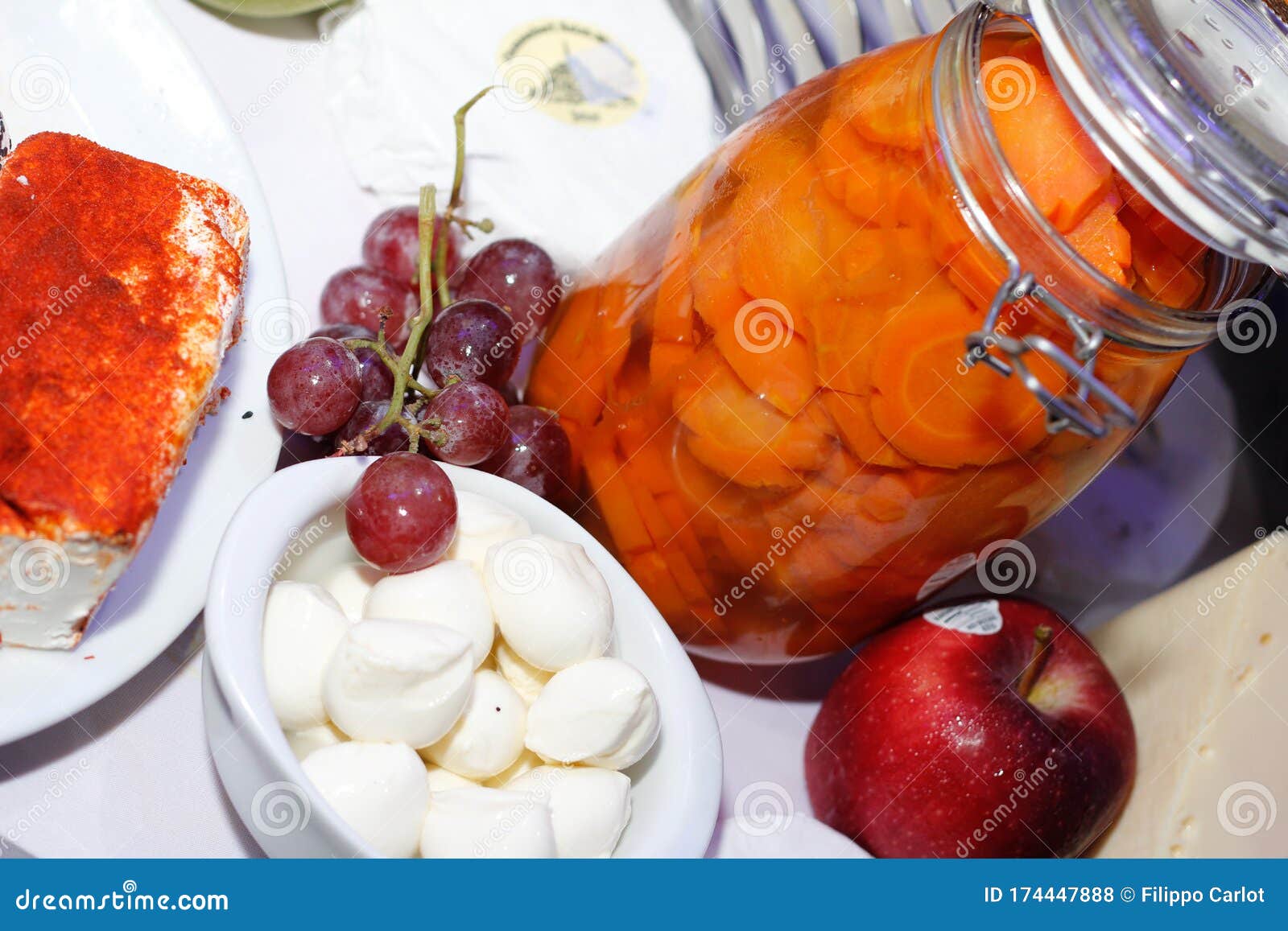 Pickle Jar Served at the Buffet Stock Photo - Image of garlic, icon ...