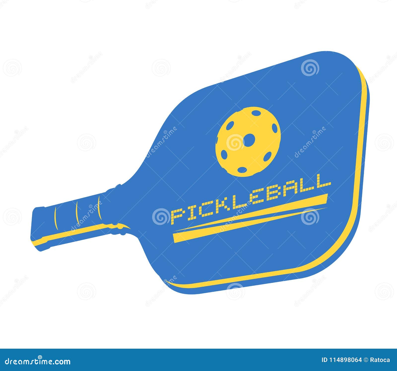 Pickleball icon design stock vector. Illustration of racket - 114898064