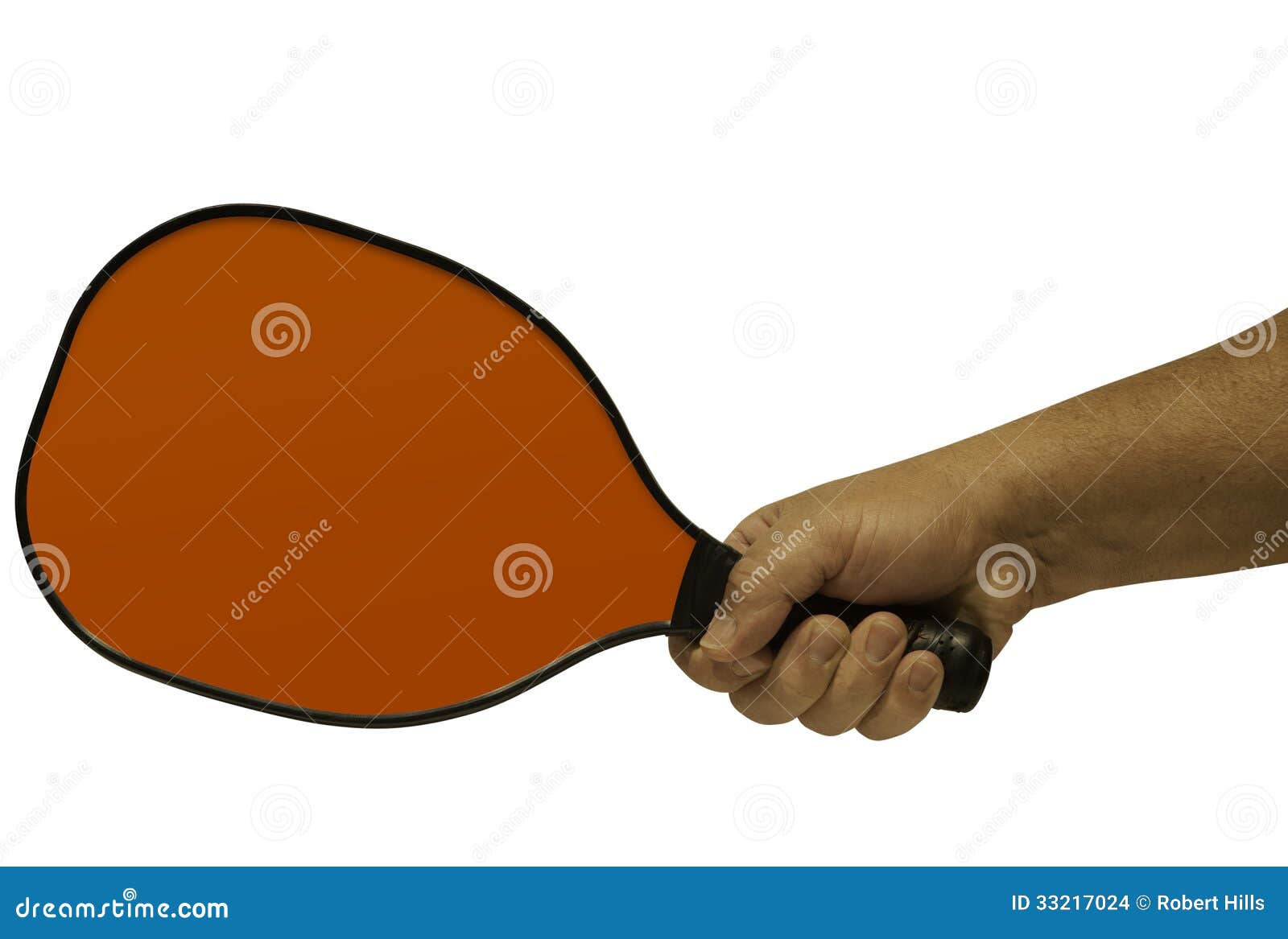 Pickleball Paddle with Hand Stock Photo - Image of human, court: 33217024