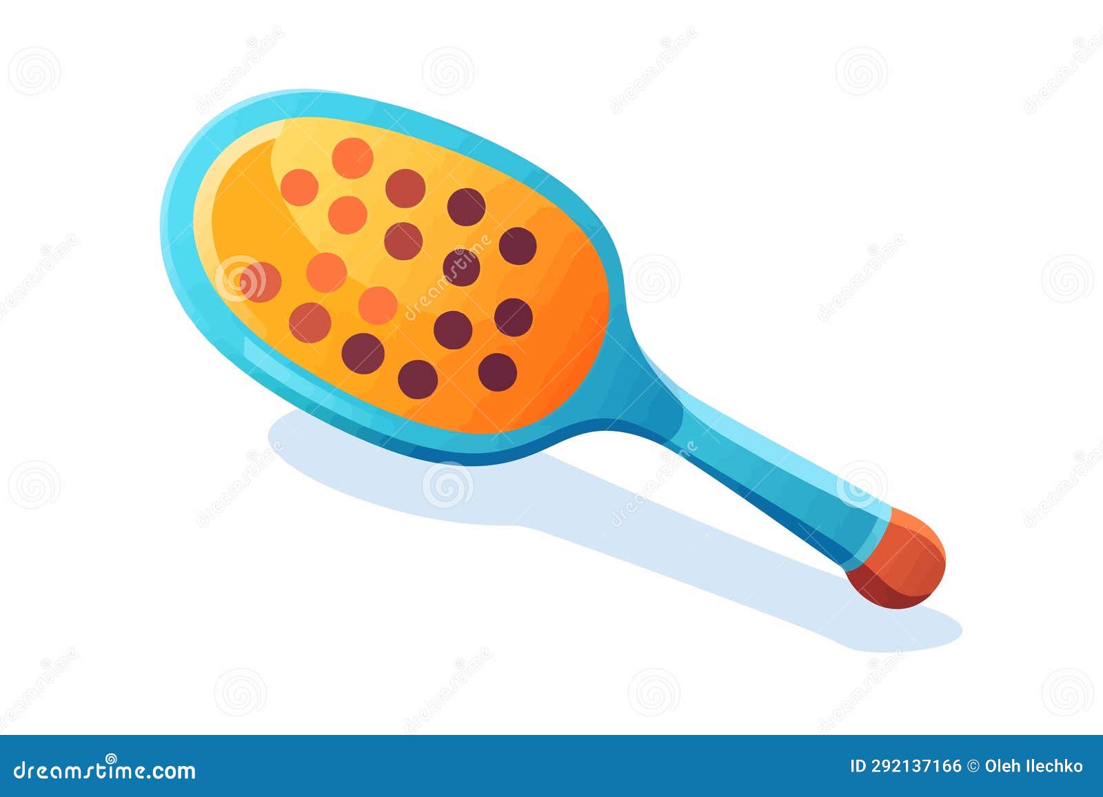 Pickleball Racket and Ball Vector Flat Isolated Vector Style ...