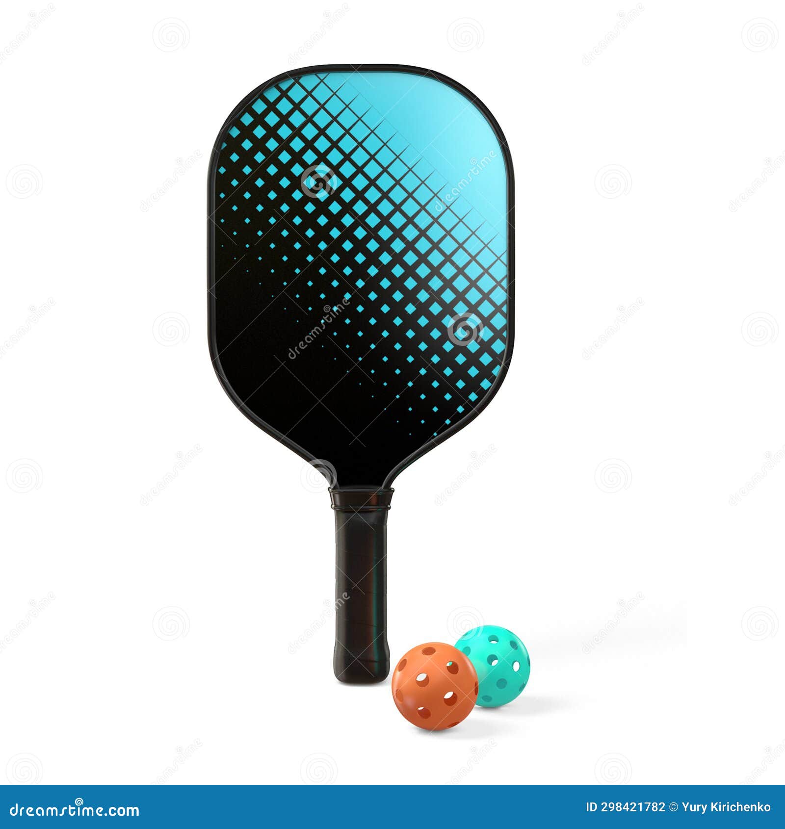 Pickleball Set Paddle and Balls Stock Illustration - Illustration of handle, sport: 298421782