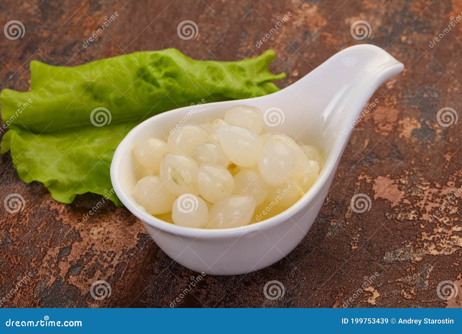 Pickled baby onion stock image. Image of pearl, onions - 199753439