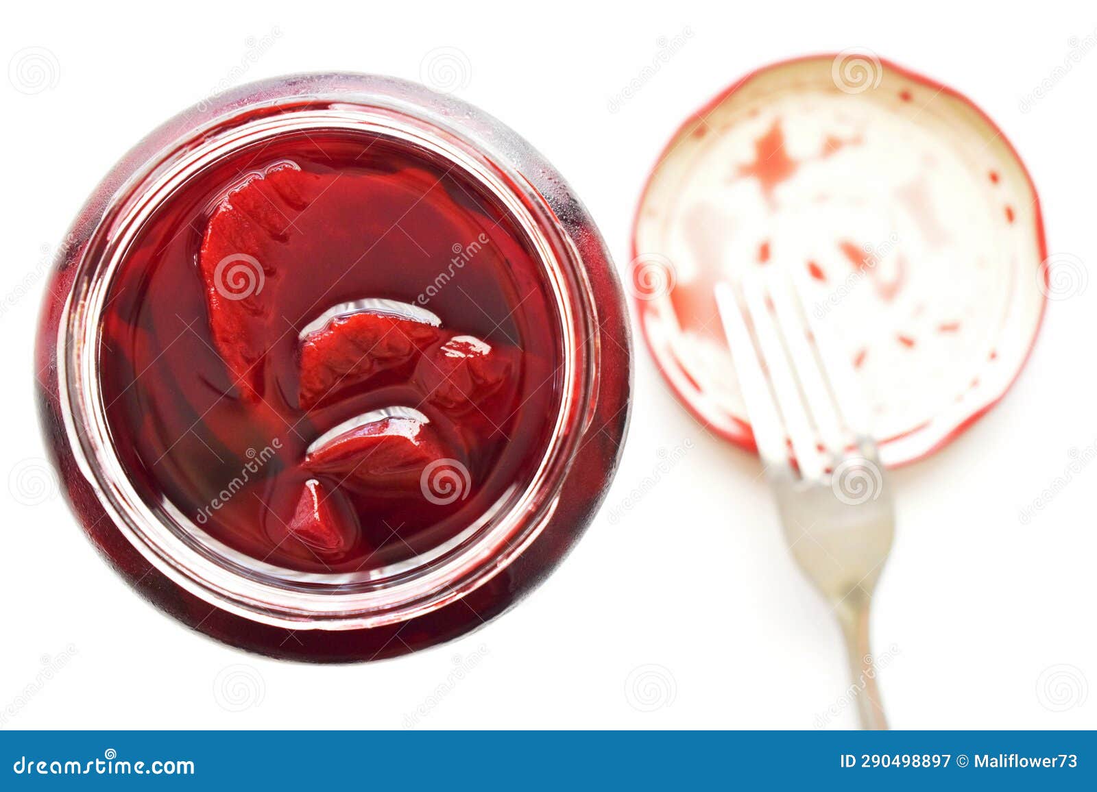 Pickled Beetroot in a Glass Jar. Stock Image - Image of ingredients ...