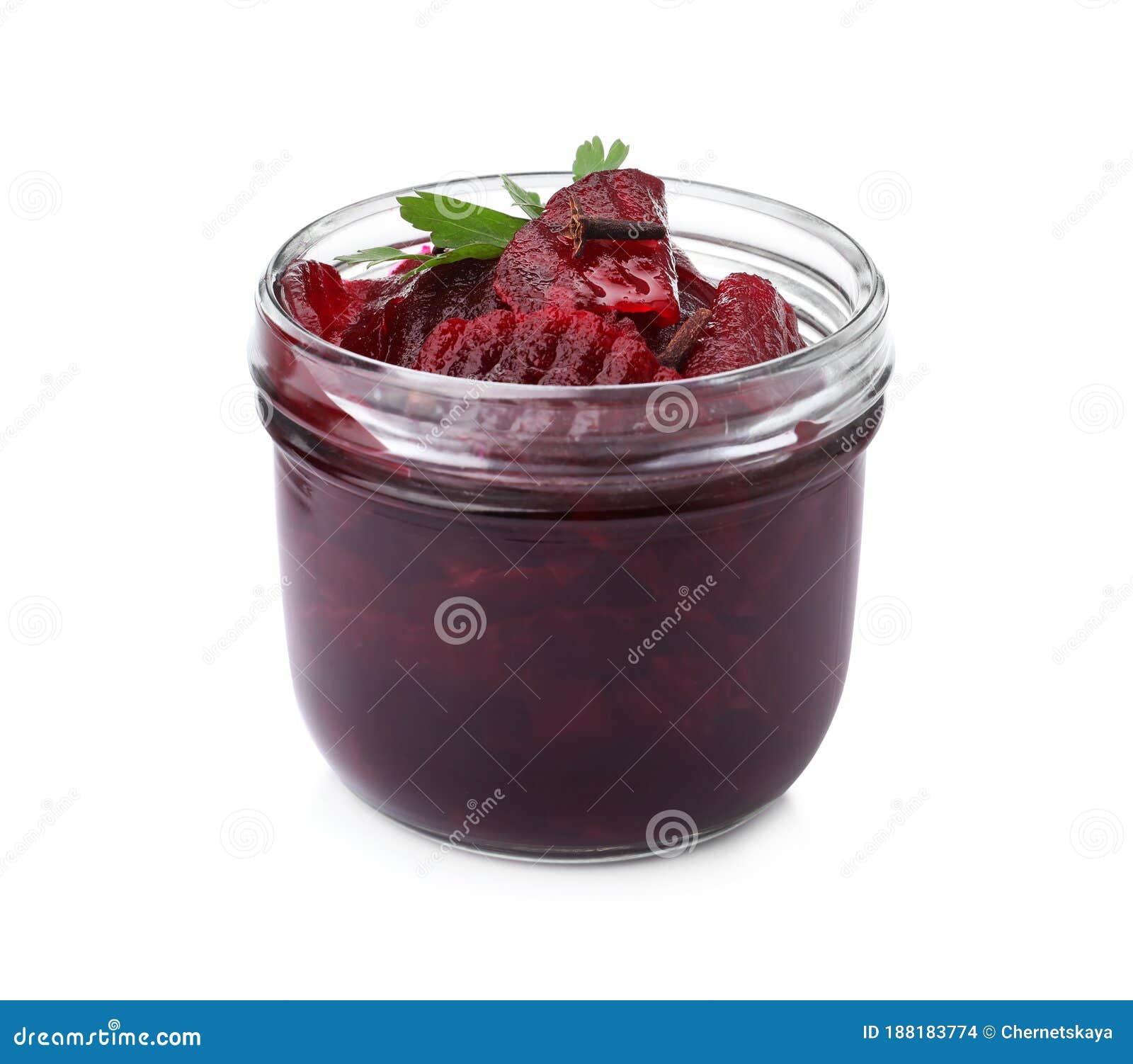 Pickled Beets in Jar Isolated Stock Photo - Image of autumn, ingredient ...