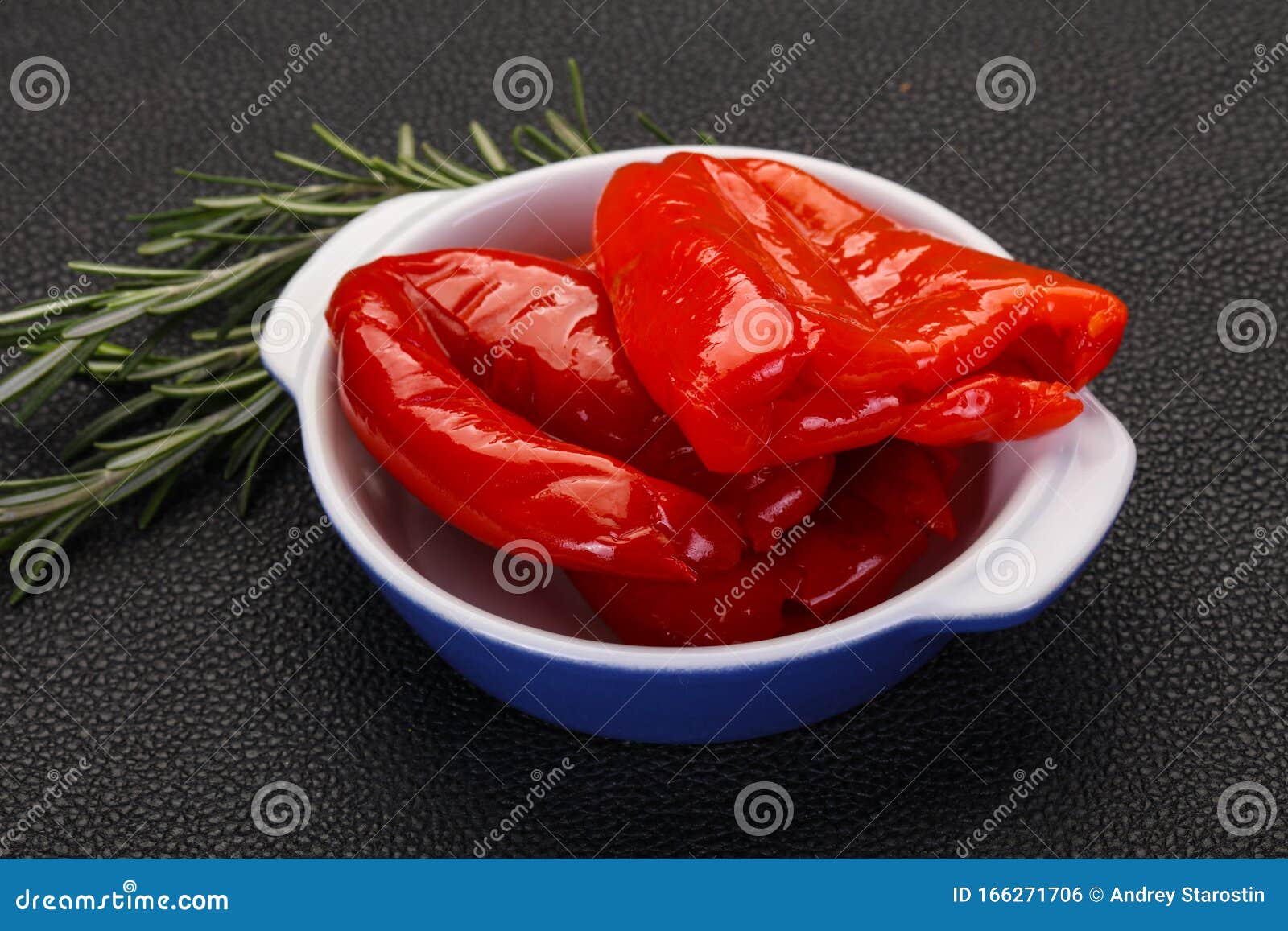 Pickled bell pepper stock photo. Image of paprika, kitchen - 166271706