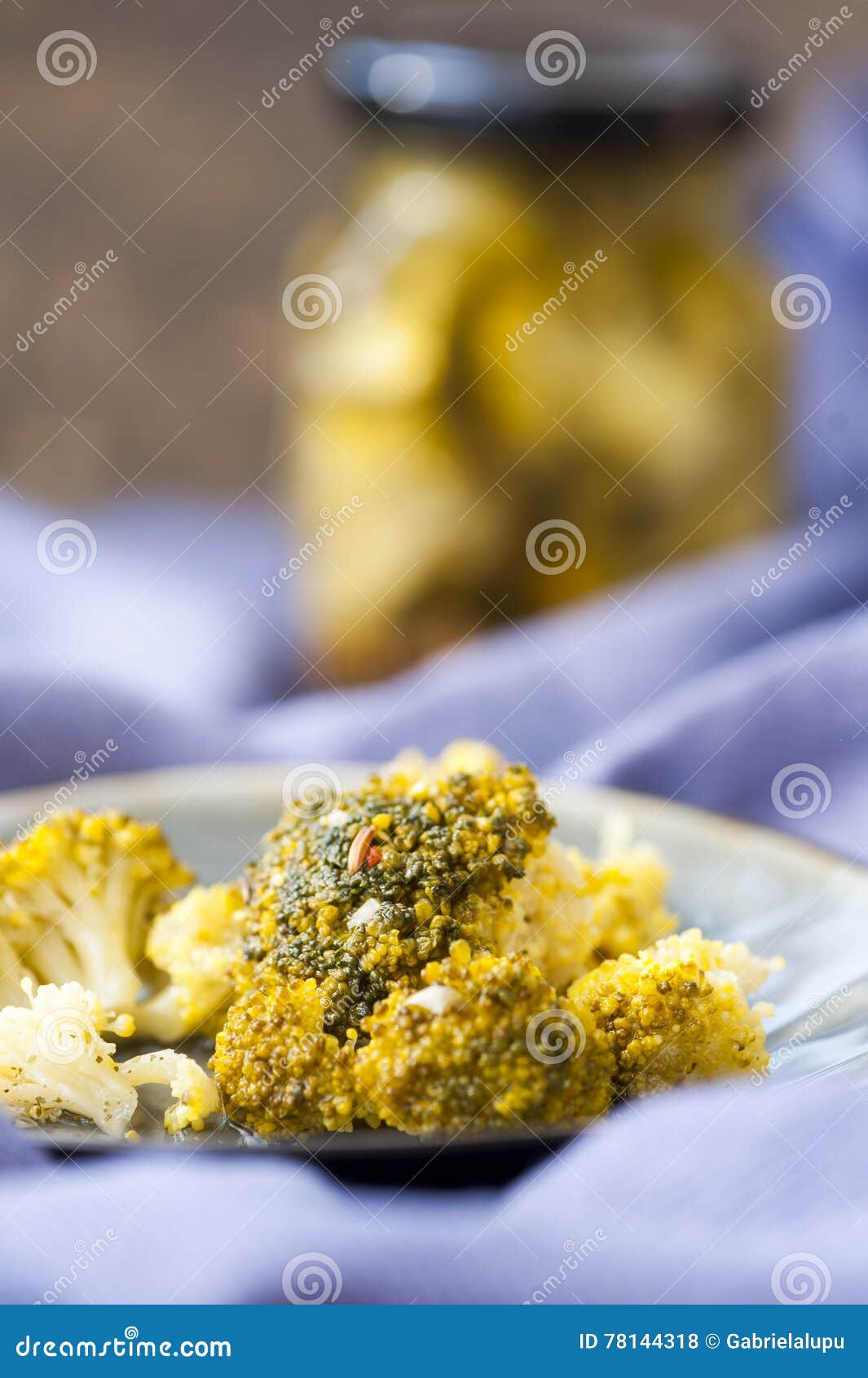 Pickled broccoli stock photo. Image of chili, collard - 78144318