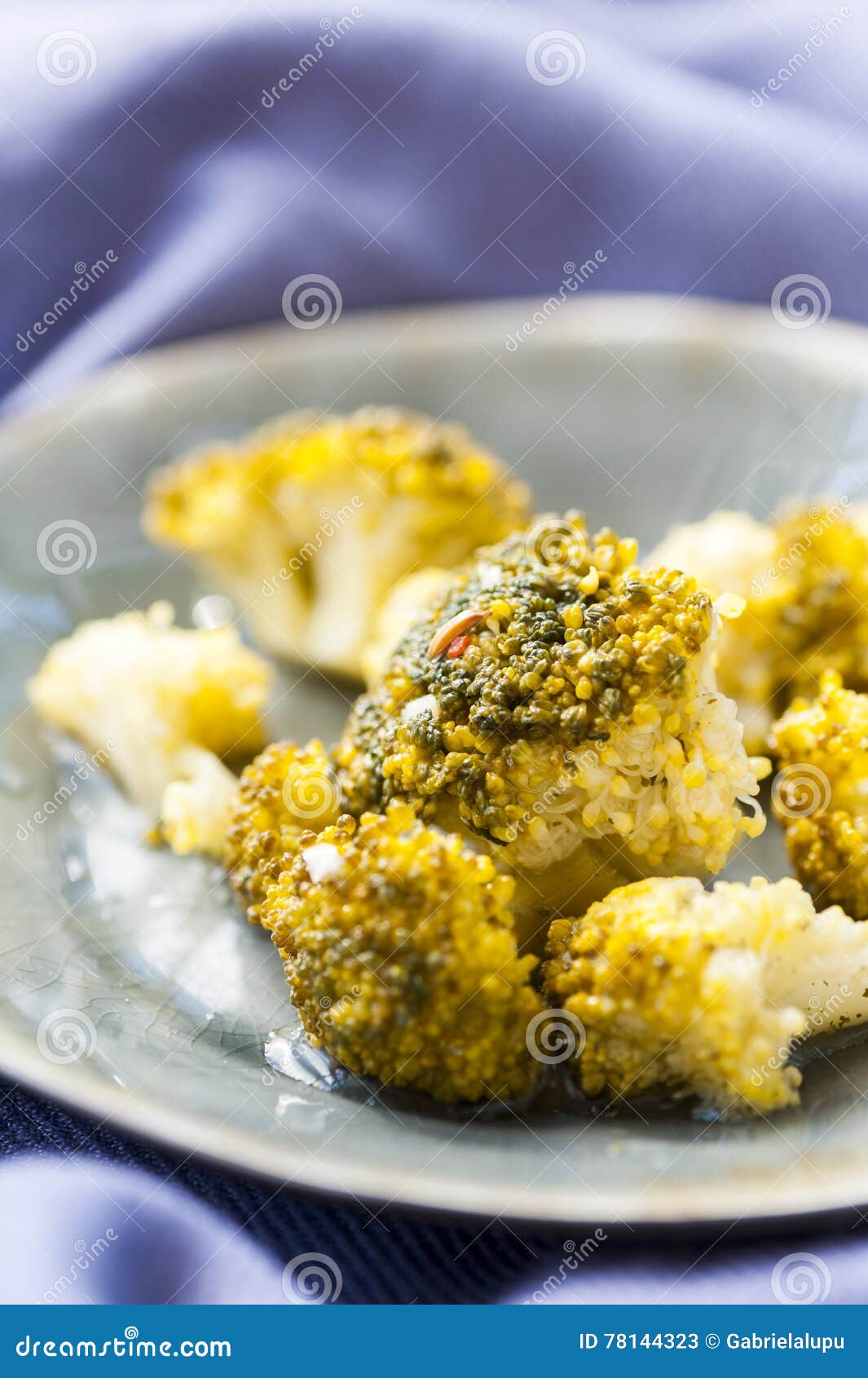 Pickled broccoli stock image. Image of isolated, dill - 78144323