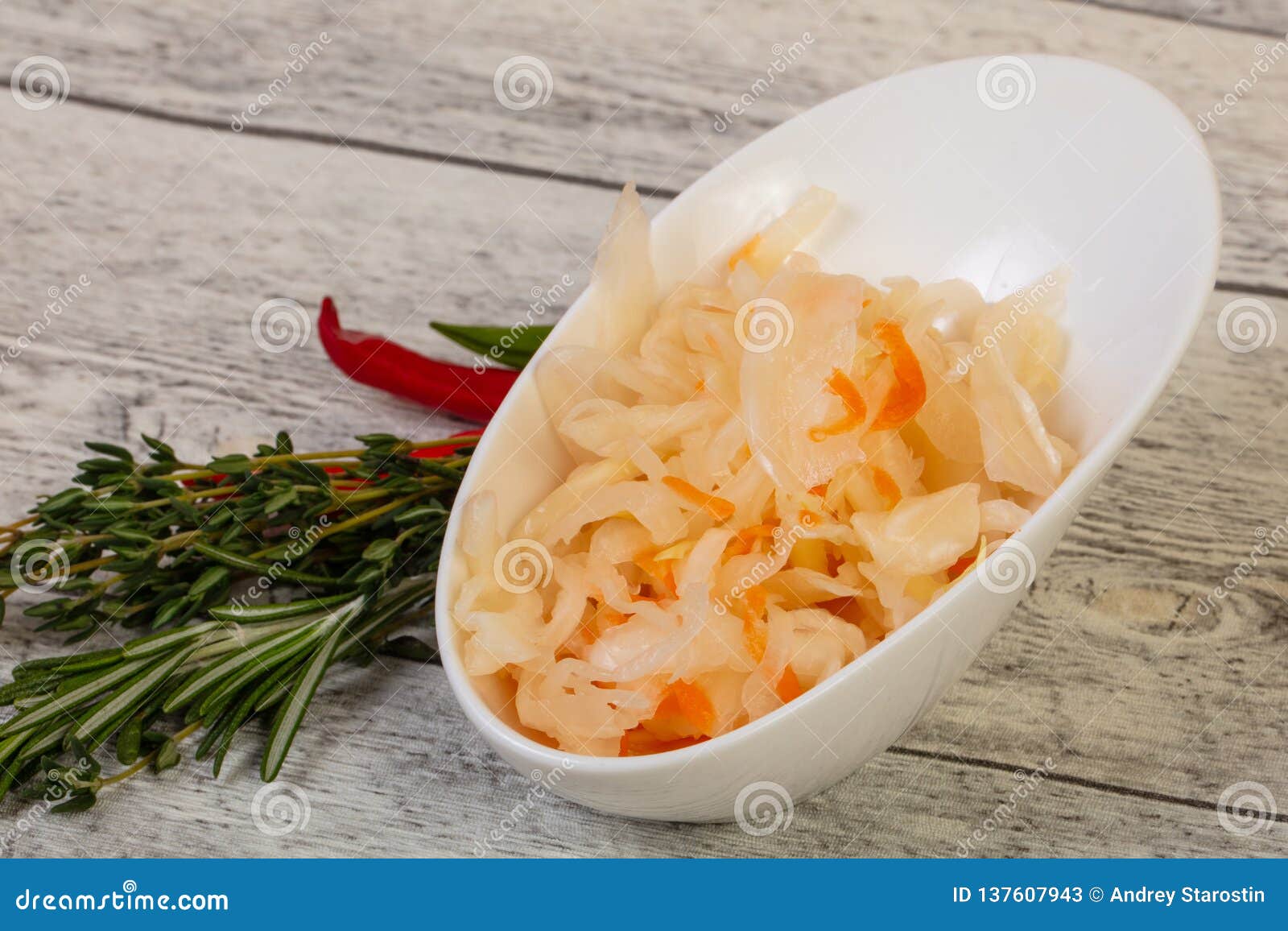 Pickled Cabbage - Sauerkraut Stock Image - Image of ingredient, pickled ...