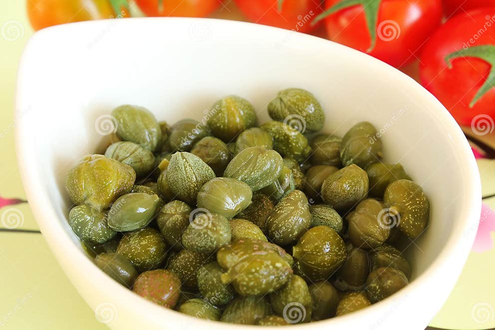 Pickled capers stock photo. Image of pickle, mediterranean - 22553832