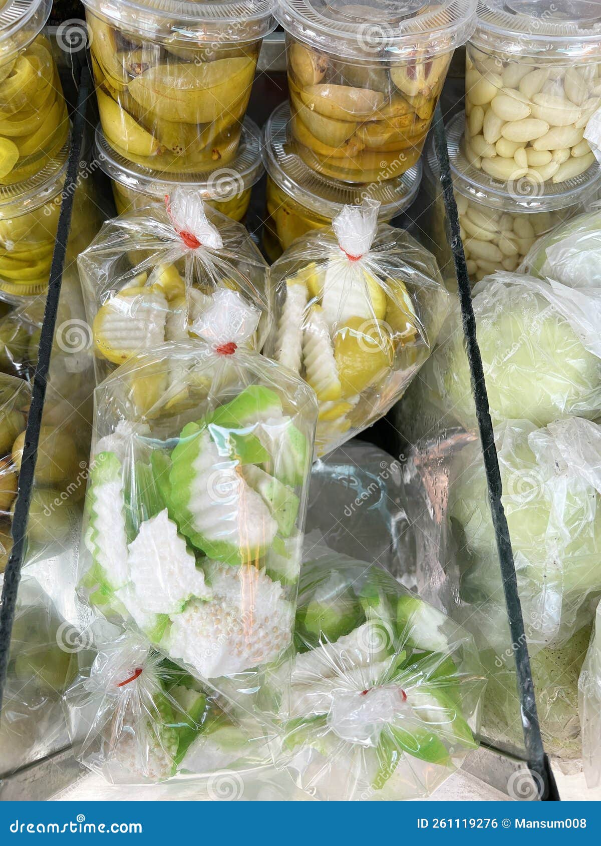 Pickled Fruit in Market at Thailand Stock Photo - Image of organic ...