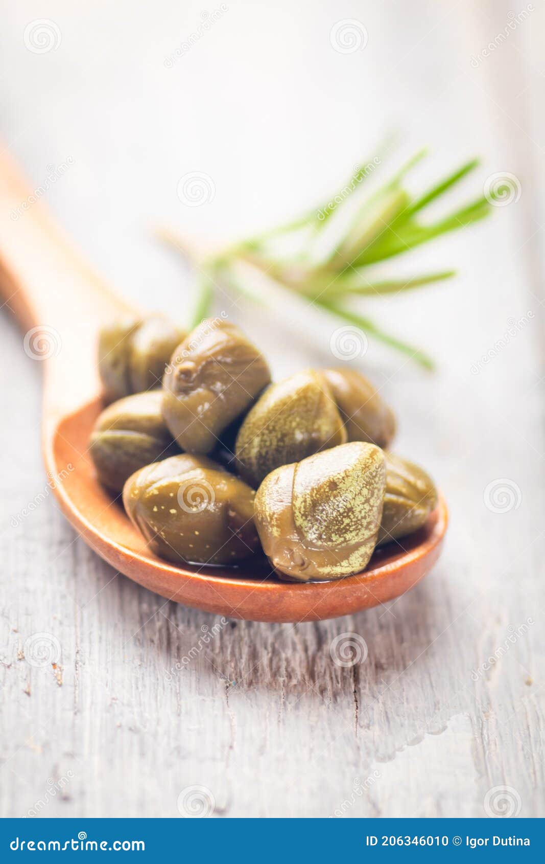 Pickled Green Capers Close-up Stock Photo - Image of food, preserved ...