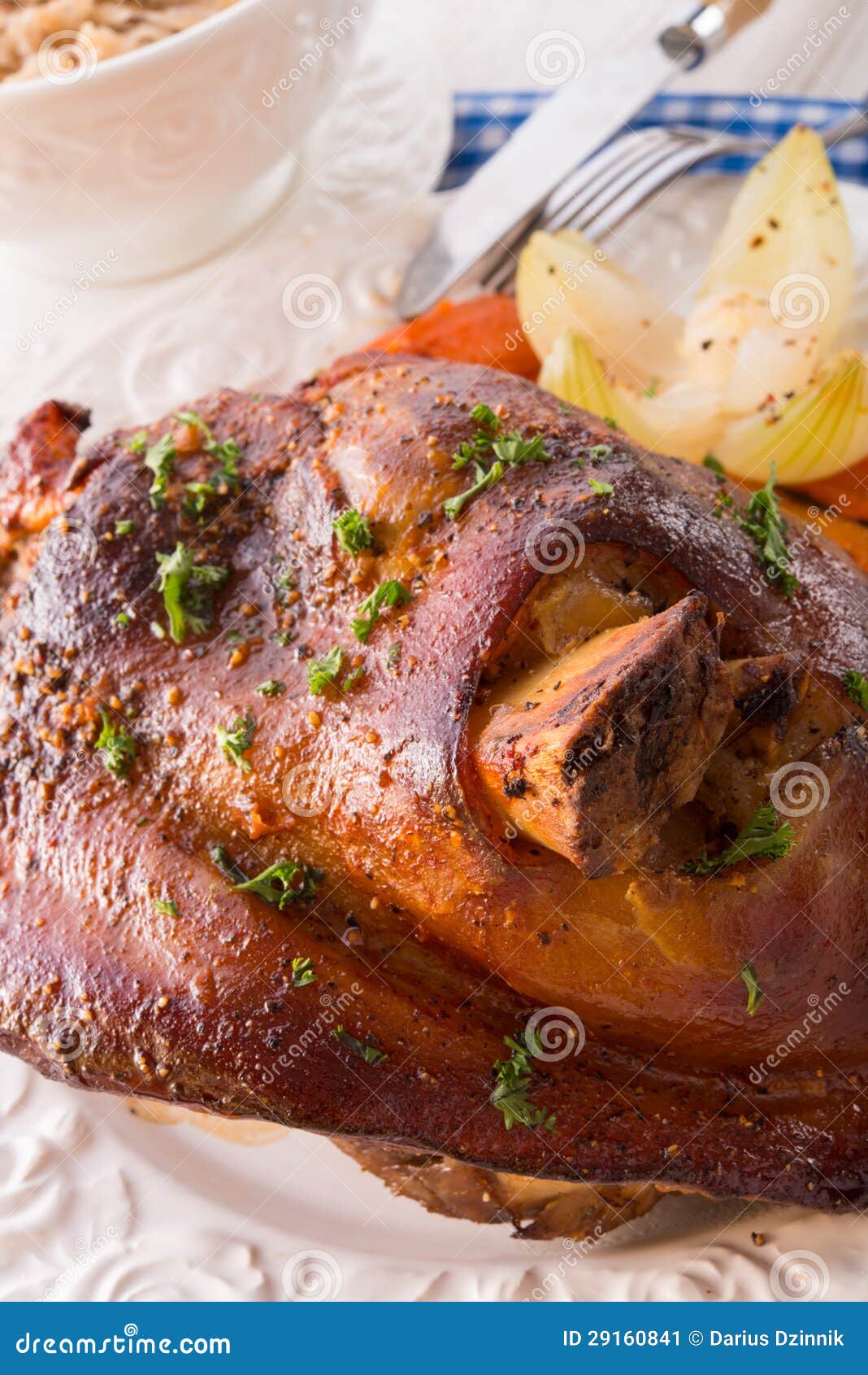 Pickled ham hock stock image. Image of party, baked, grilled - 29160841