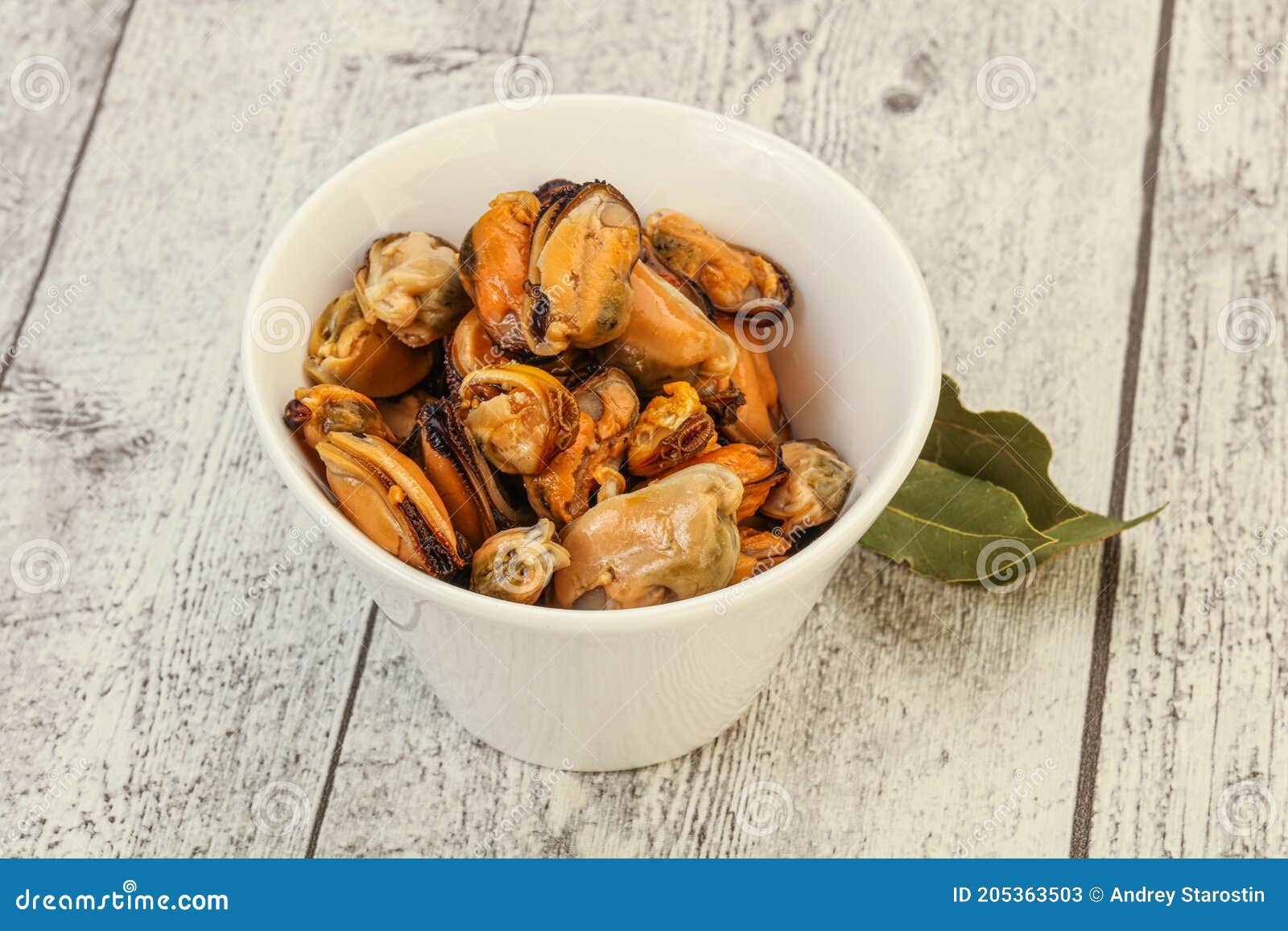 Pickled Mussels in the Bowl Stock Image - Image of starter, edible ...