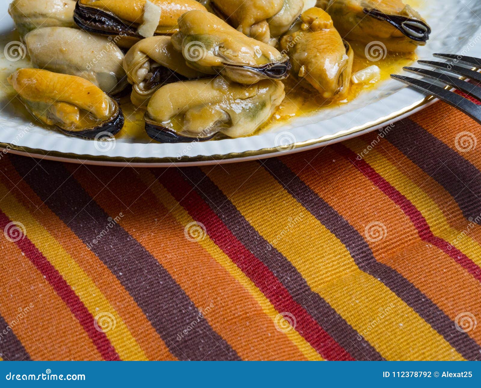 Pickled mussels i stock photo. Image of marinated, pickled - 112378792