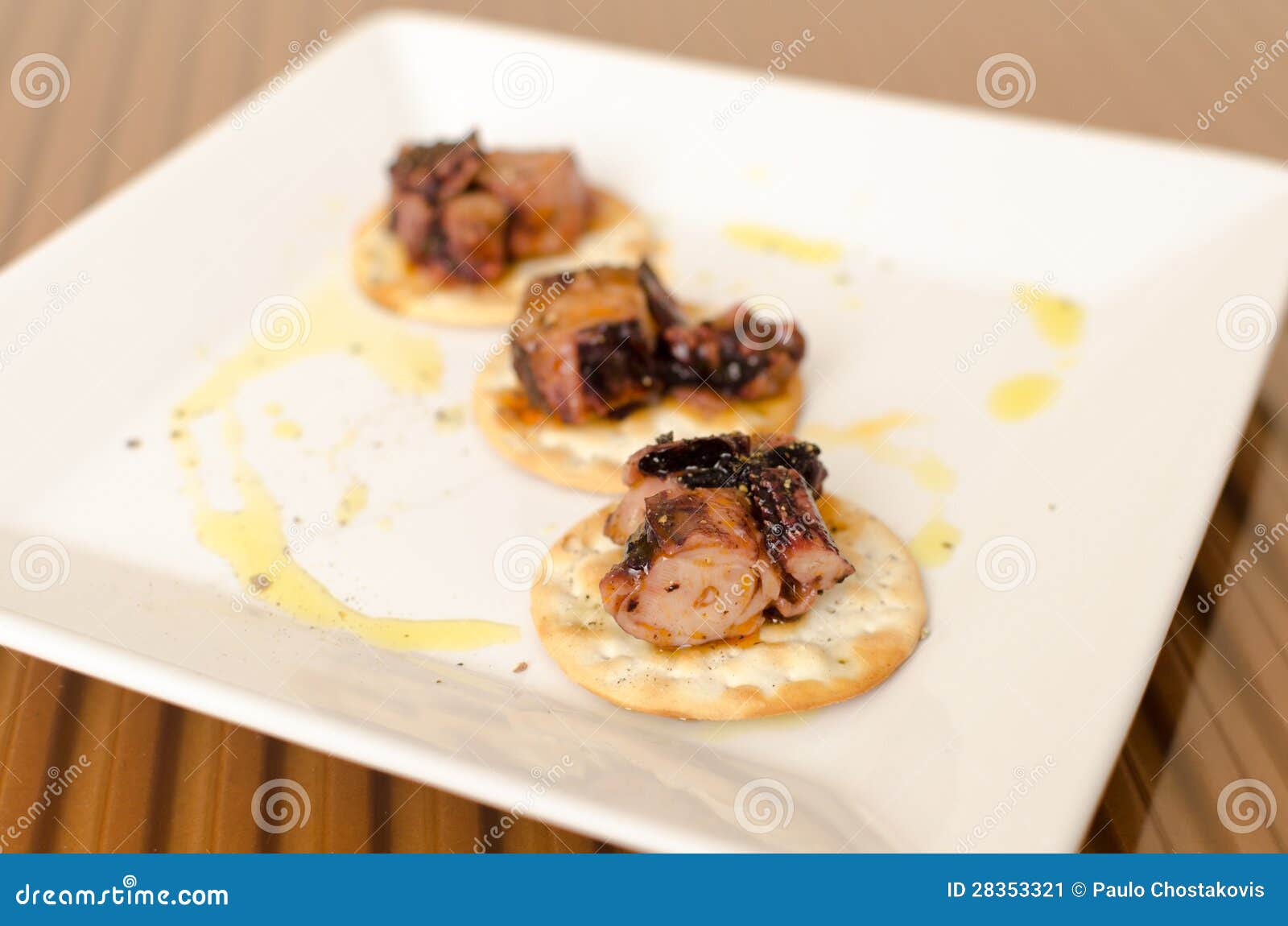 Pickled octopus stock image. Image of table, pickled - 28353321