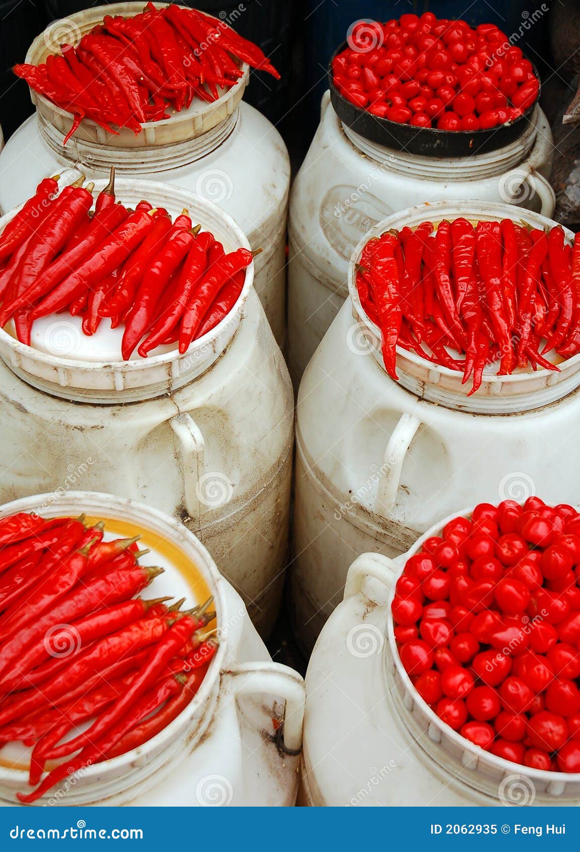 Pickled red capsicum stock image. Image of contrast, natural - 2062935