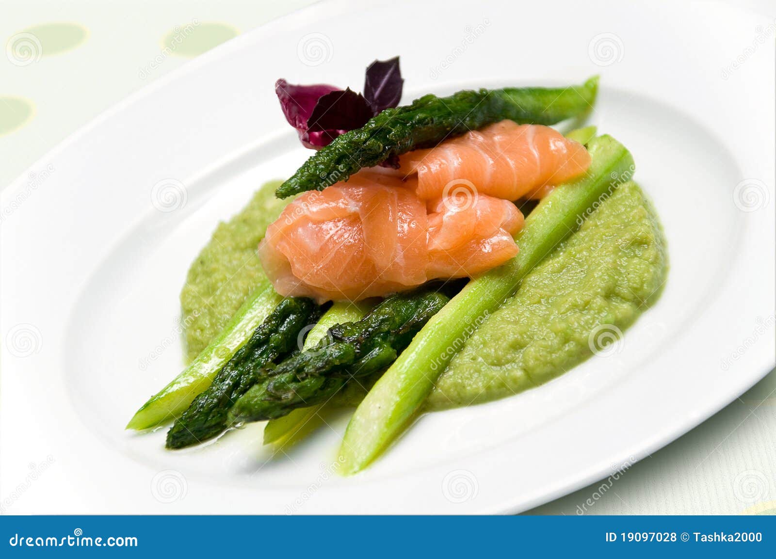 Pickled salmon stock photo. Image of fried, meal, asparagus - 19097028