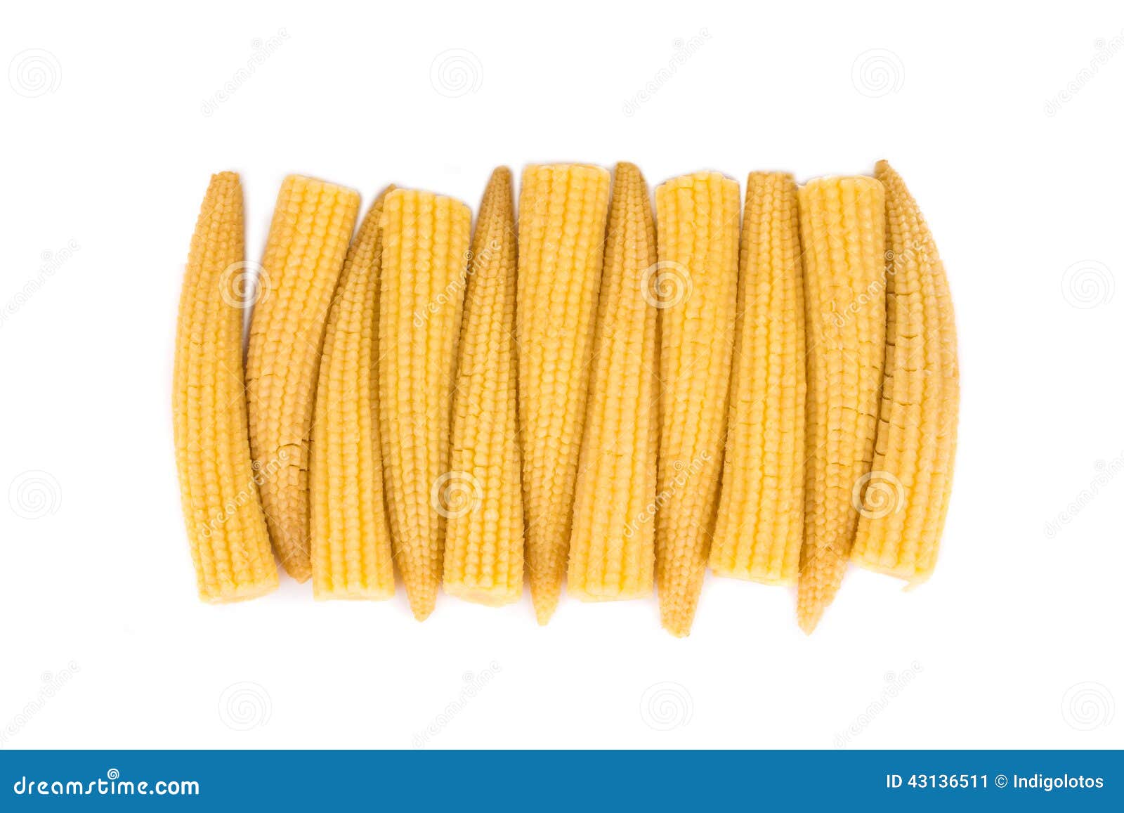 Pickled small corn. stock image. Image of healthy, fresh - 43136511