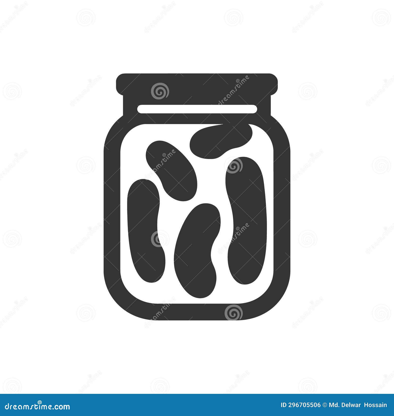 Pickles Icon Vector Isolated On White Background, Logo Concept O ...