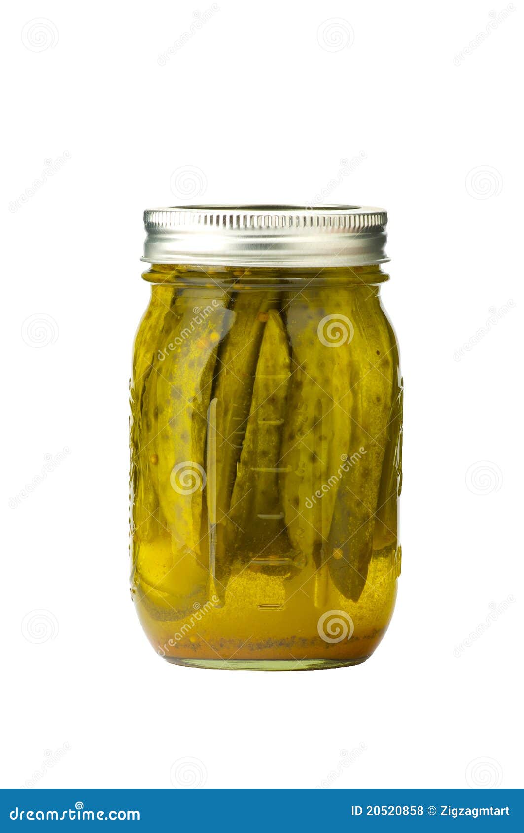 Pickles in jar stock photo. Image of kitchen, vegetables - 20520858