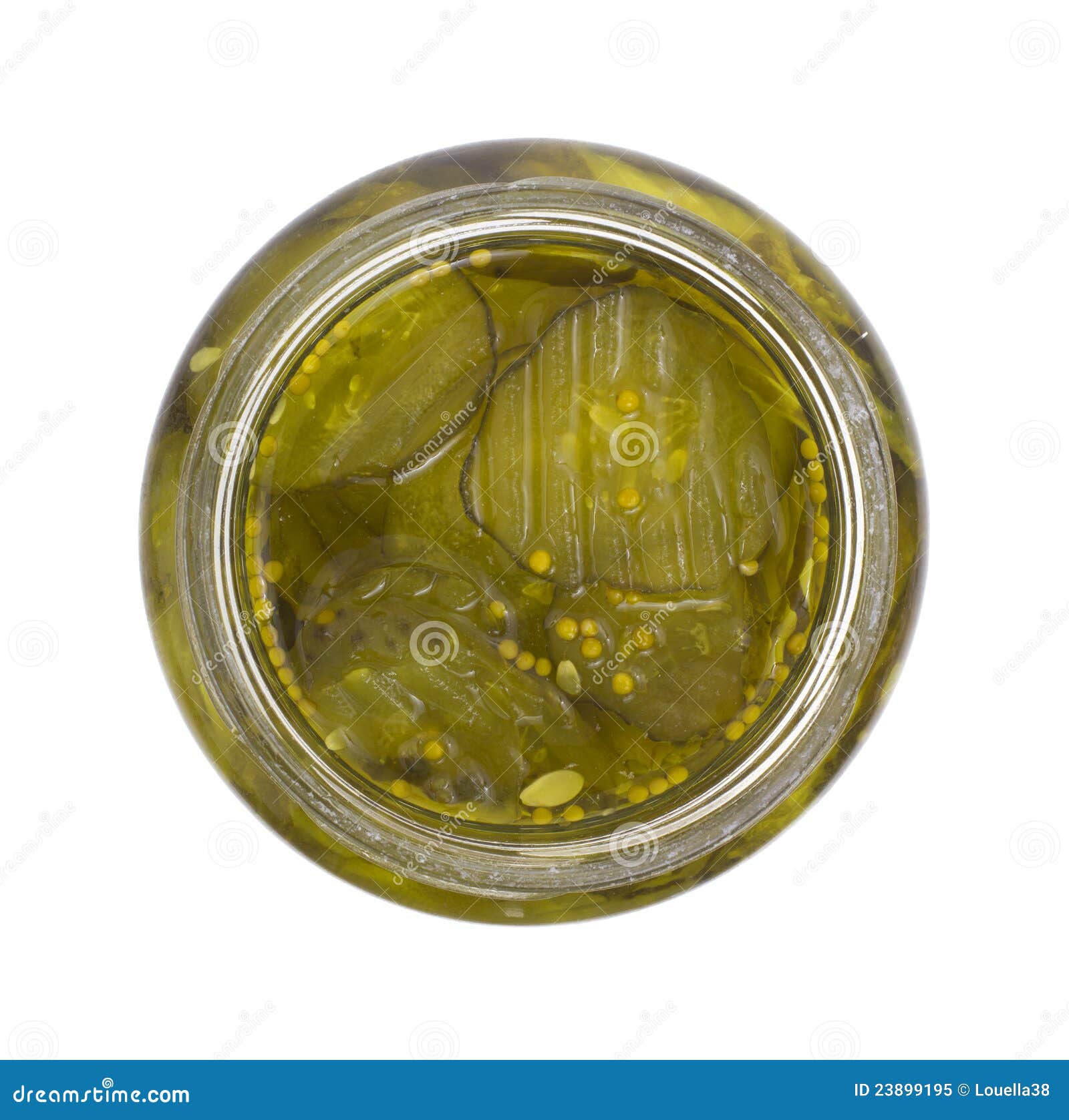 Pickles in Jar stock image. Image of glass, white, green - 23899195
