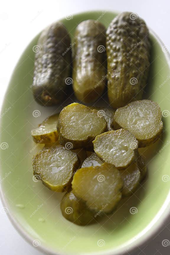 Pickles stock image. Image of gourmet, gherkin, white - 50373943