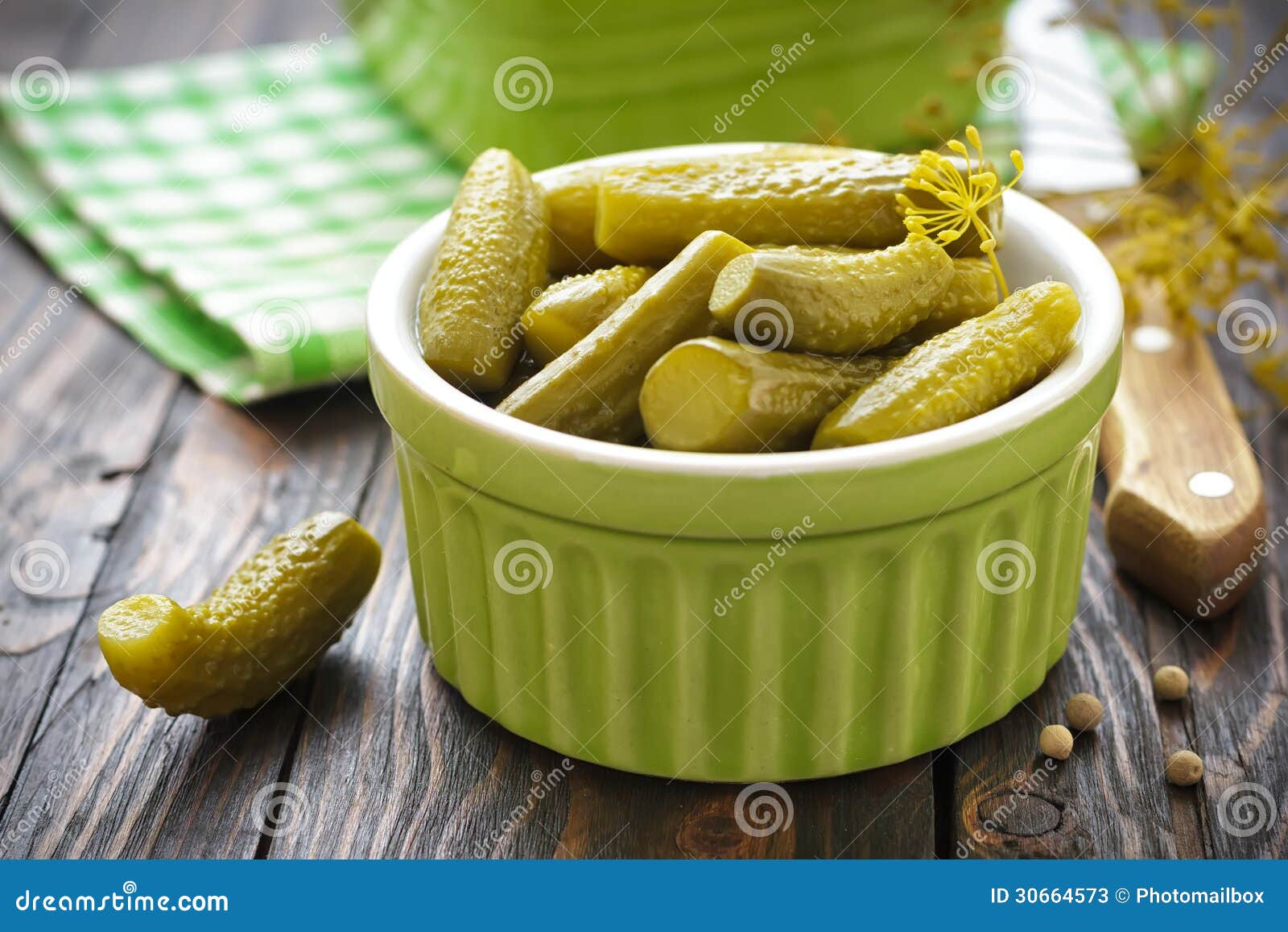 Pickles stock image. Image of rustic, healthy, cucumbers - 30664573