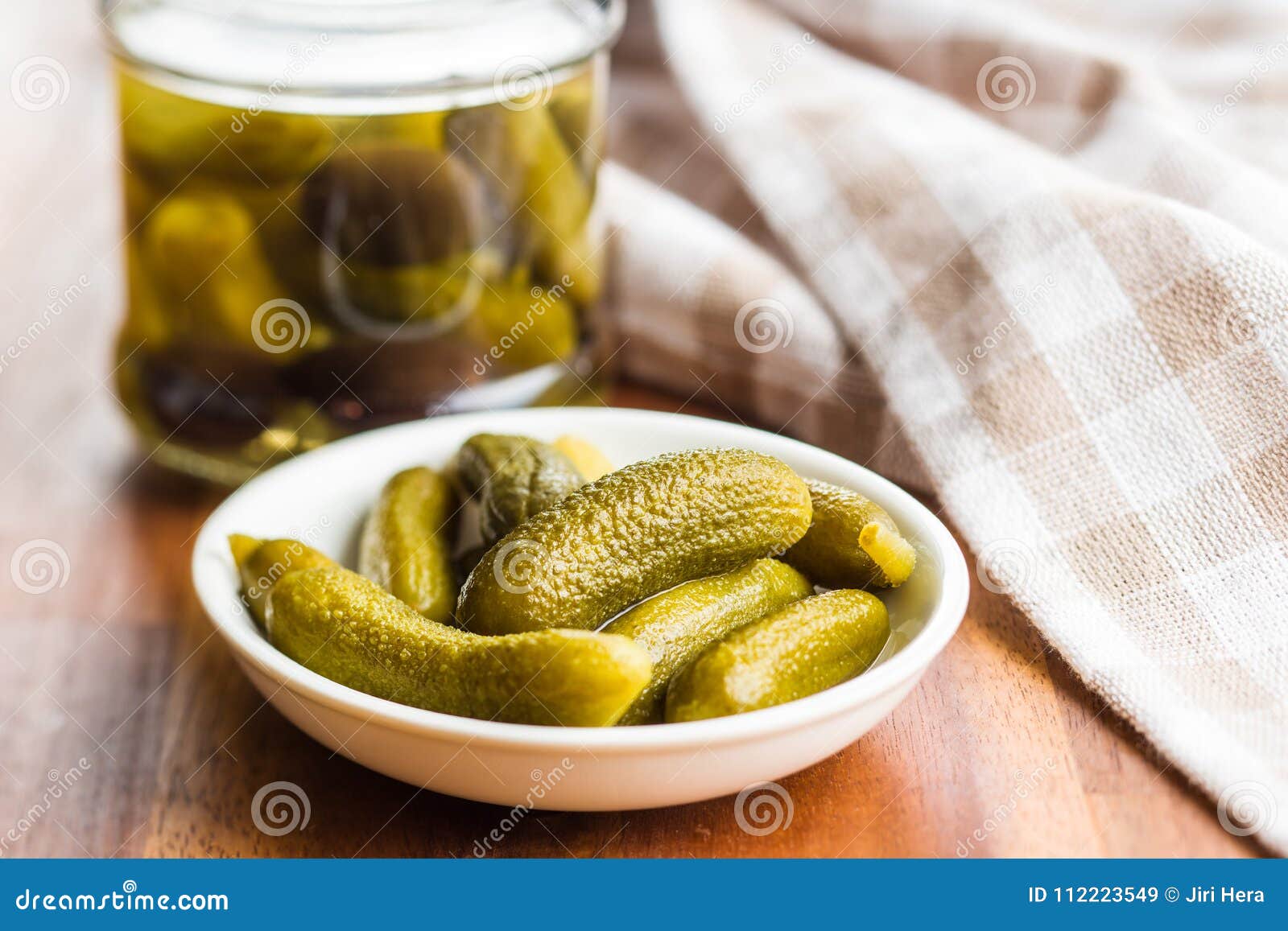 Pickles. Preserved Cucumbers. Stock Image - Image of canned, marinate ...