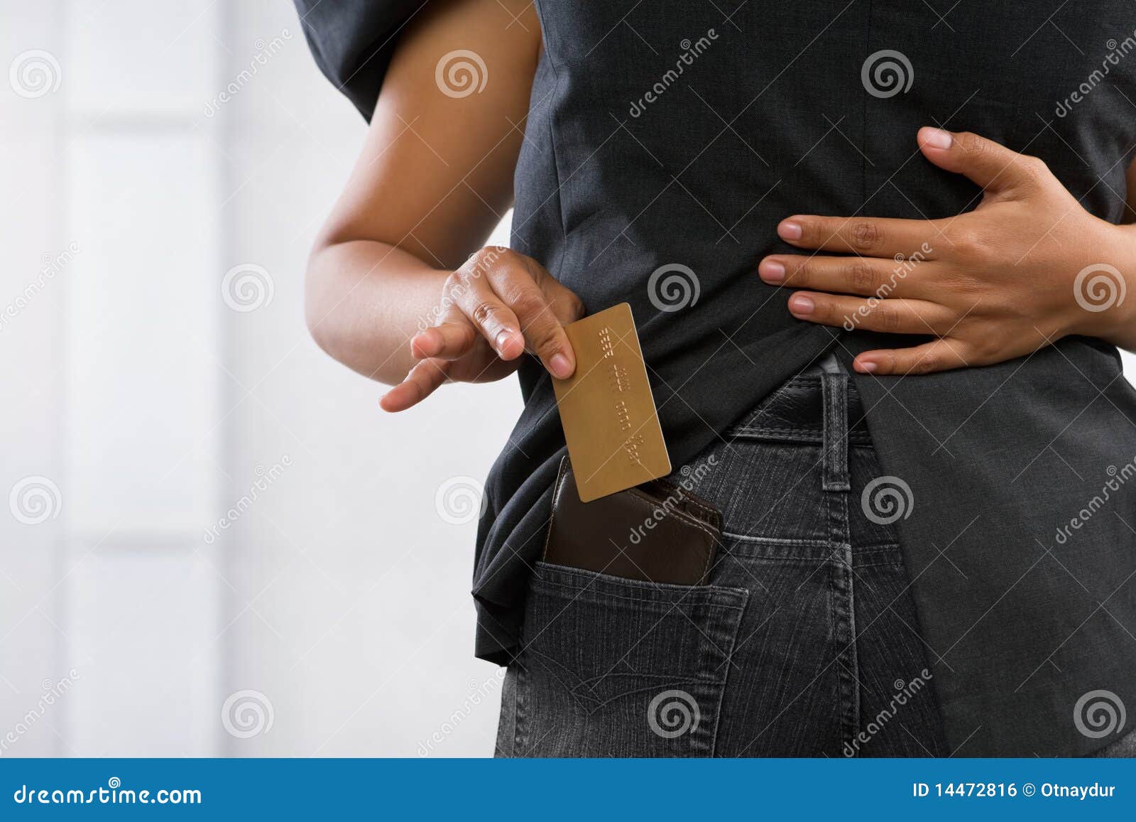 Pickpocket credit card stock photo. Image of couple, woman - 14472816