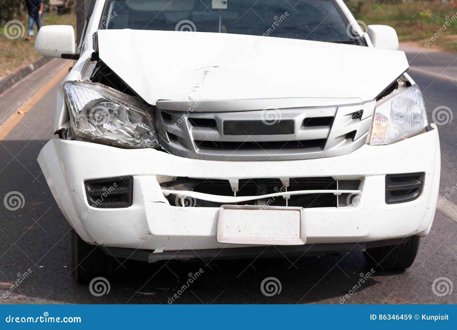 Pickup stock image. Image of repairs, damaged, safety - 86346459
