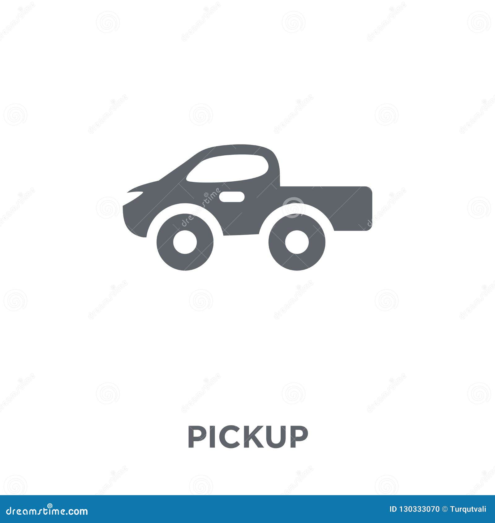 Pickup Icon from Collection. Stock Vector - Illustration of symbol ...