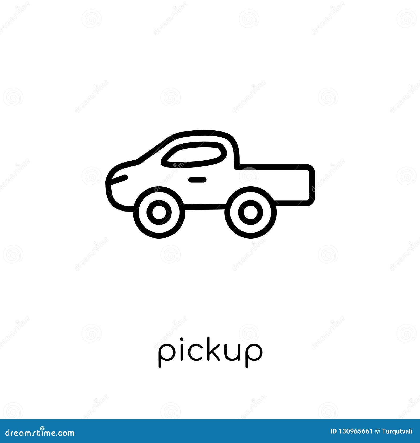 Pickup Icon from Collection. Stock Vector - Illustration of delivery ...
