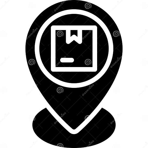 Pickup Point Icon, Location Map and Navigation Vector Stock Vector ...