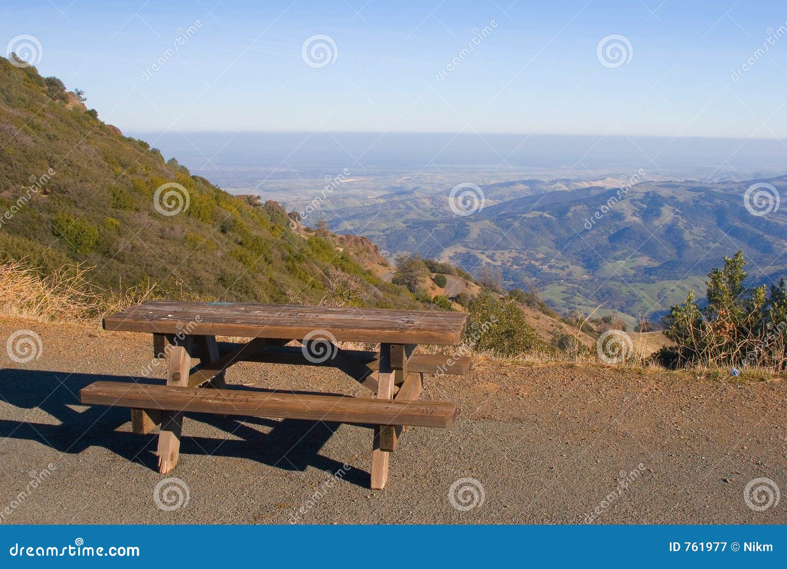 Picnic area stock image. Image of horizon, valley, arduous - 761977