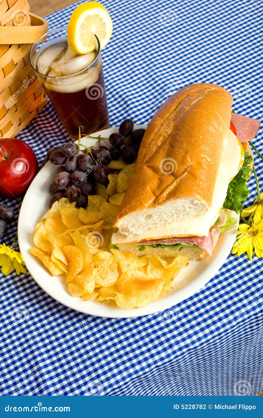 Picnic Lunch stock photo. Image of dinner, lunch, picnic - 5228782