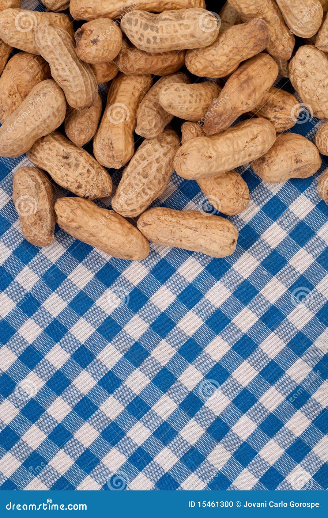 Picnic Peanuts with Text Space Stock Photo - Image of natural ...