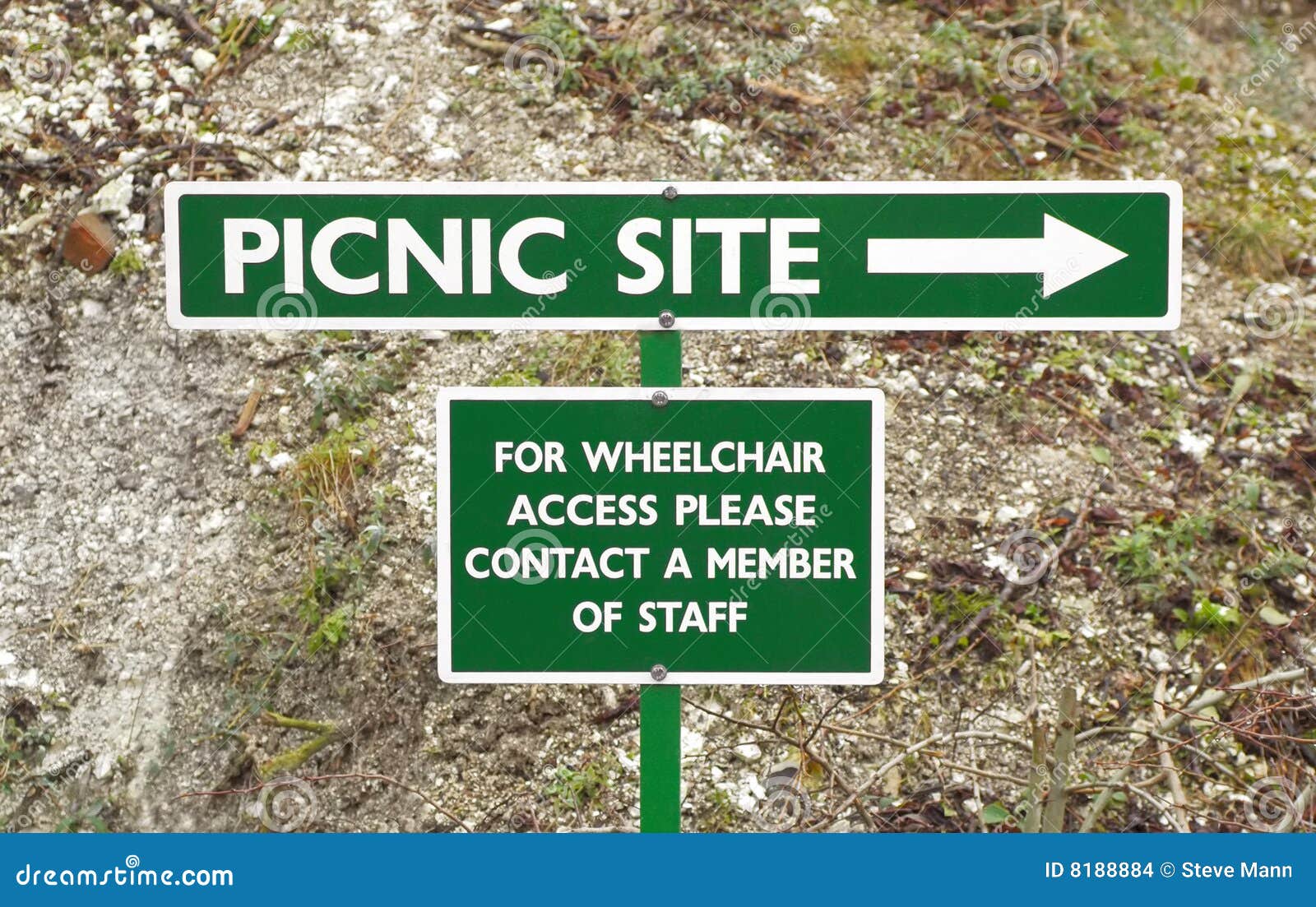 Picnic site stock photo. Image of picnics, arrow, disabled - 8188884
