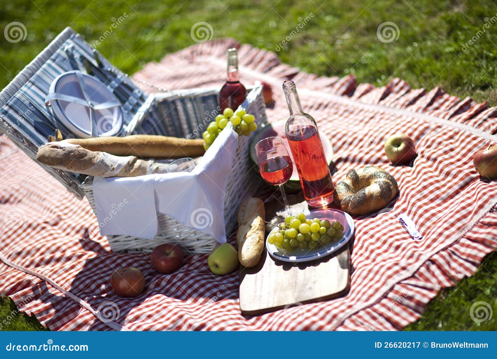 Picnic and sun! stock image. Image of plate, cheese, food - 26620217