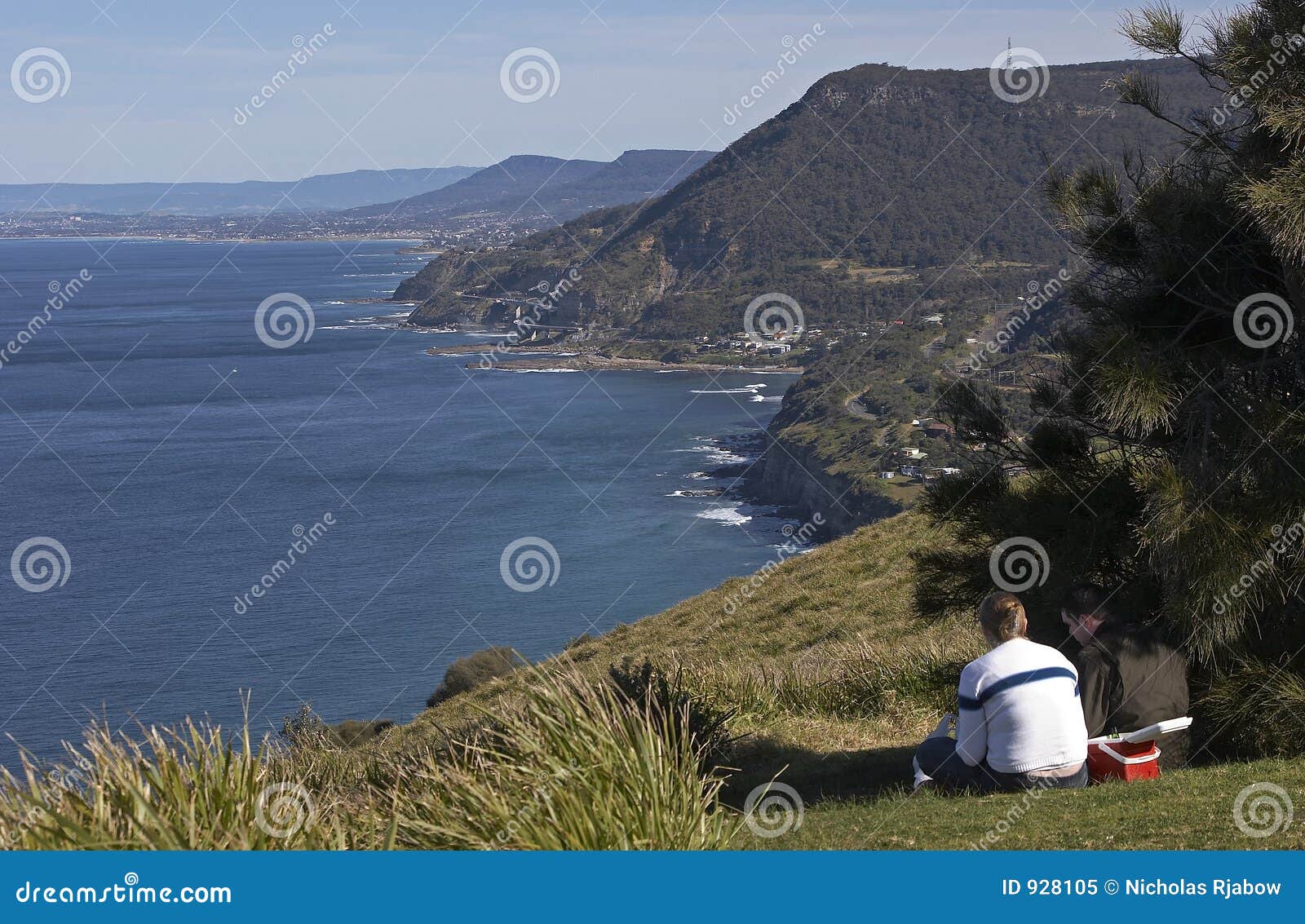Picnic with a View stock image. Image of view, coastal - 928105