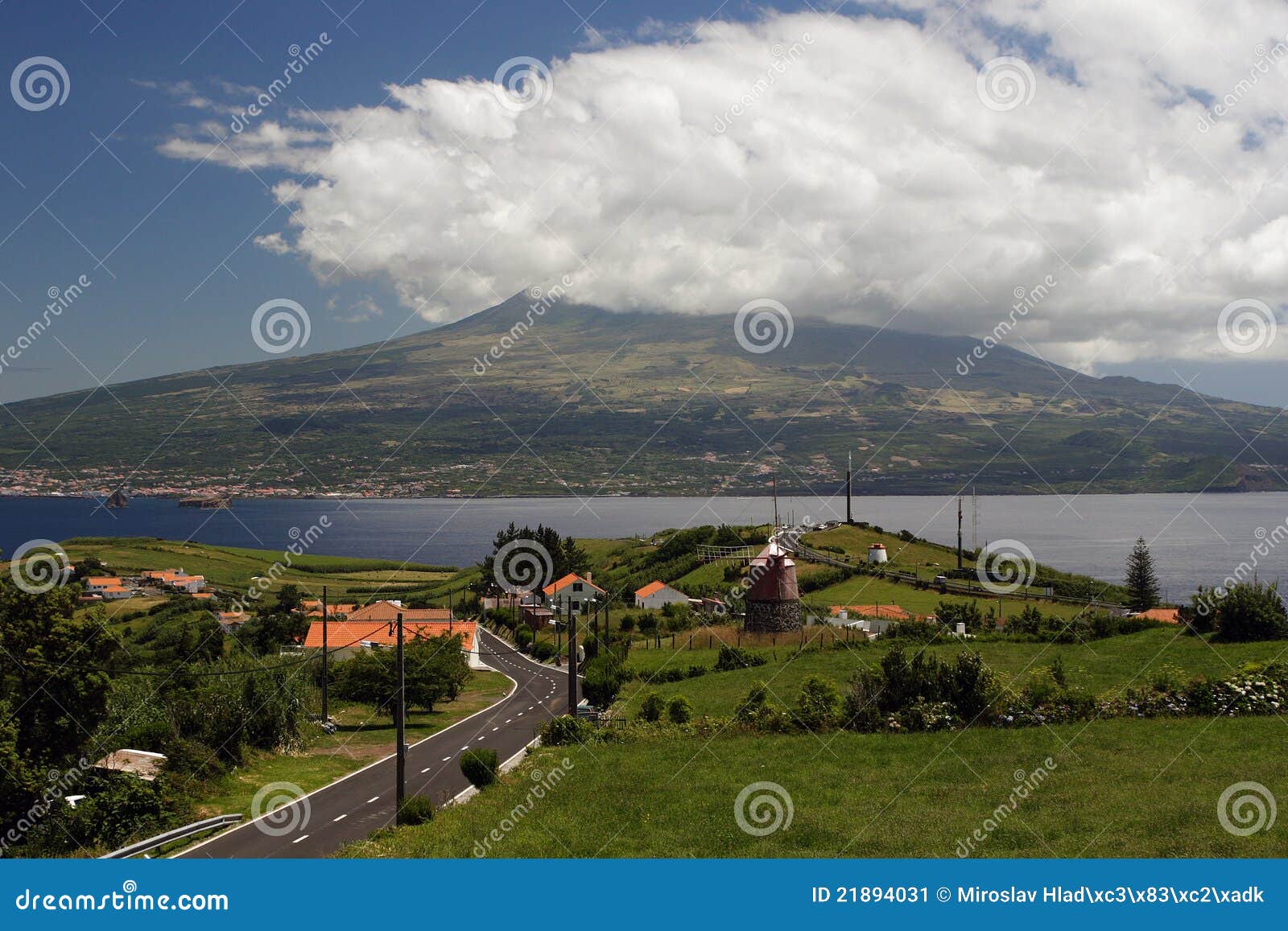 Pico on Azores stock image. Image of mountain, island - 21894031