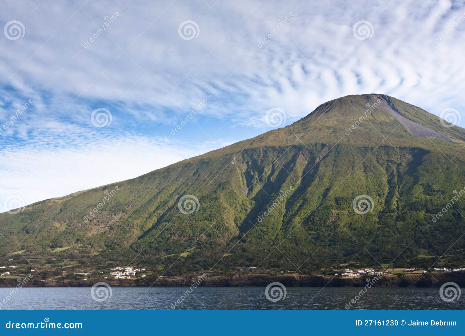 Pico Vulkan stockfoto. Bild von küste, gefährdet, marinesoldat - 27161230