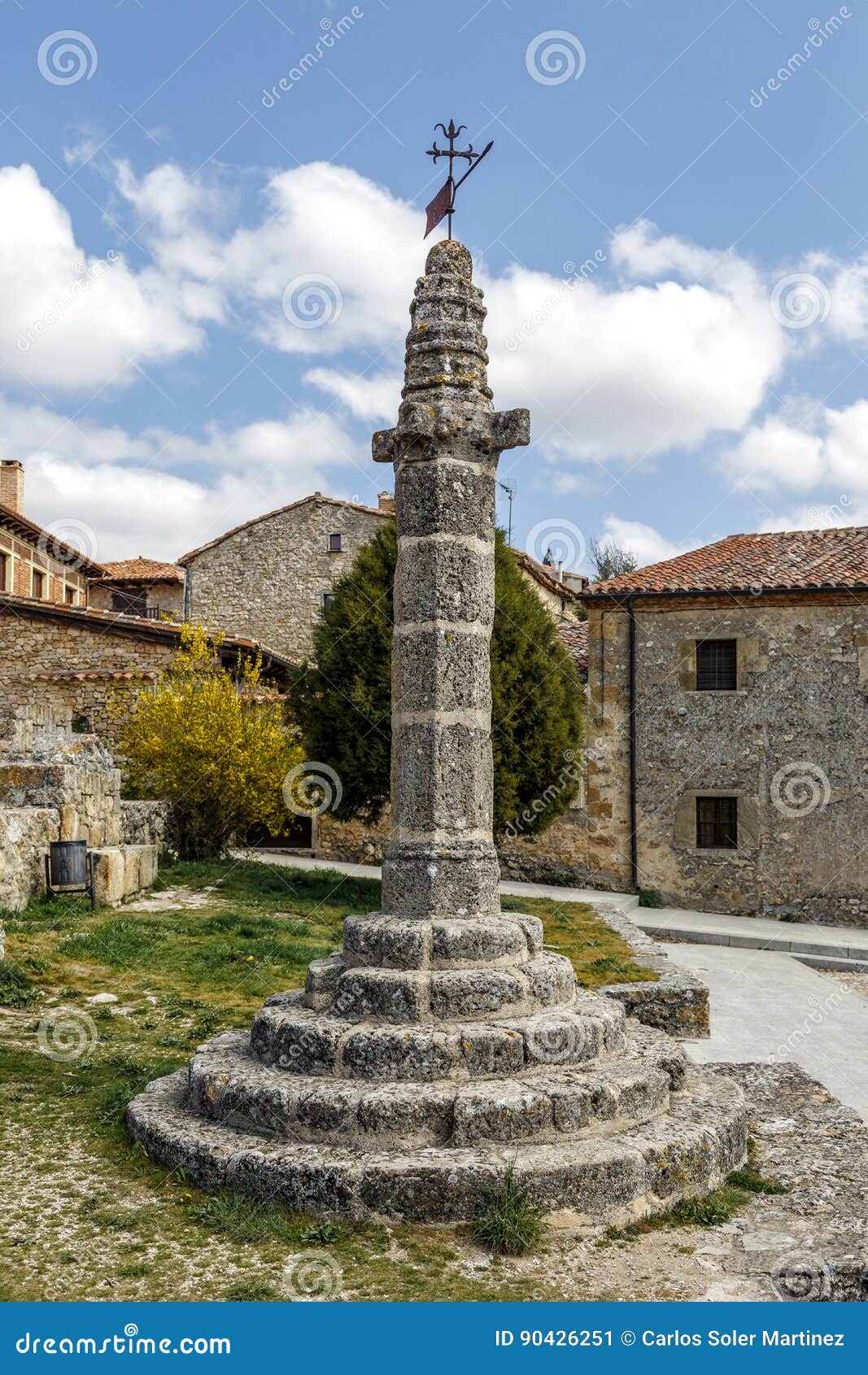 Picota Medieval De Calatanazor Imagen de archivo - Imagen de piedra ...