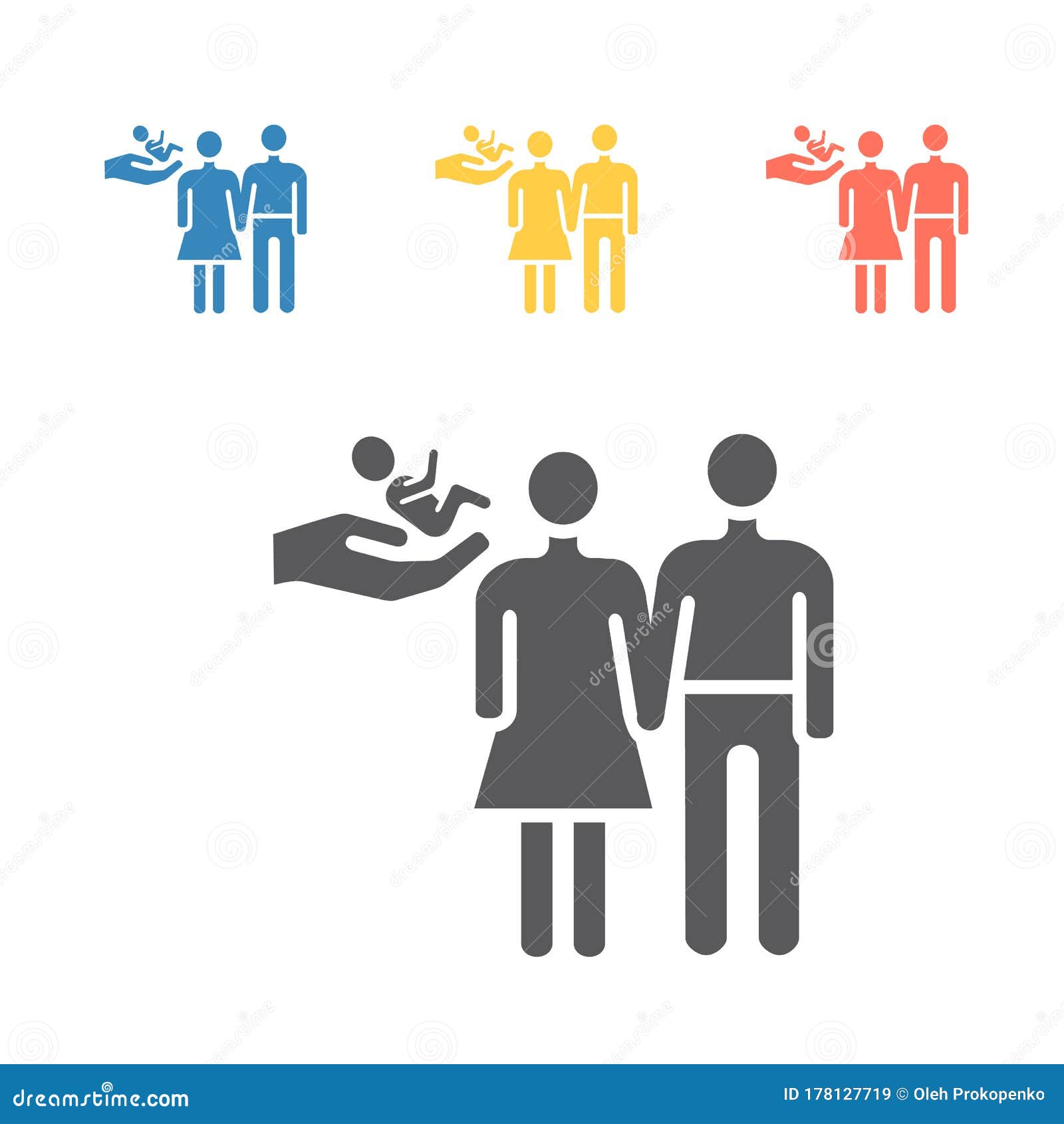 Pictogram Adoptielijn. Vectortekens Voor Webafbeeldingen Vector ...