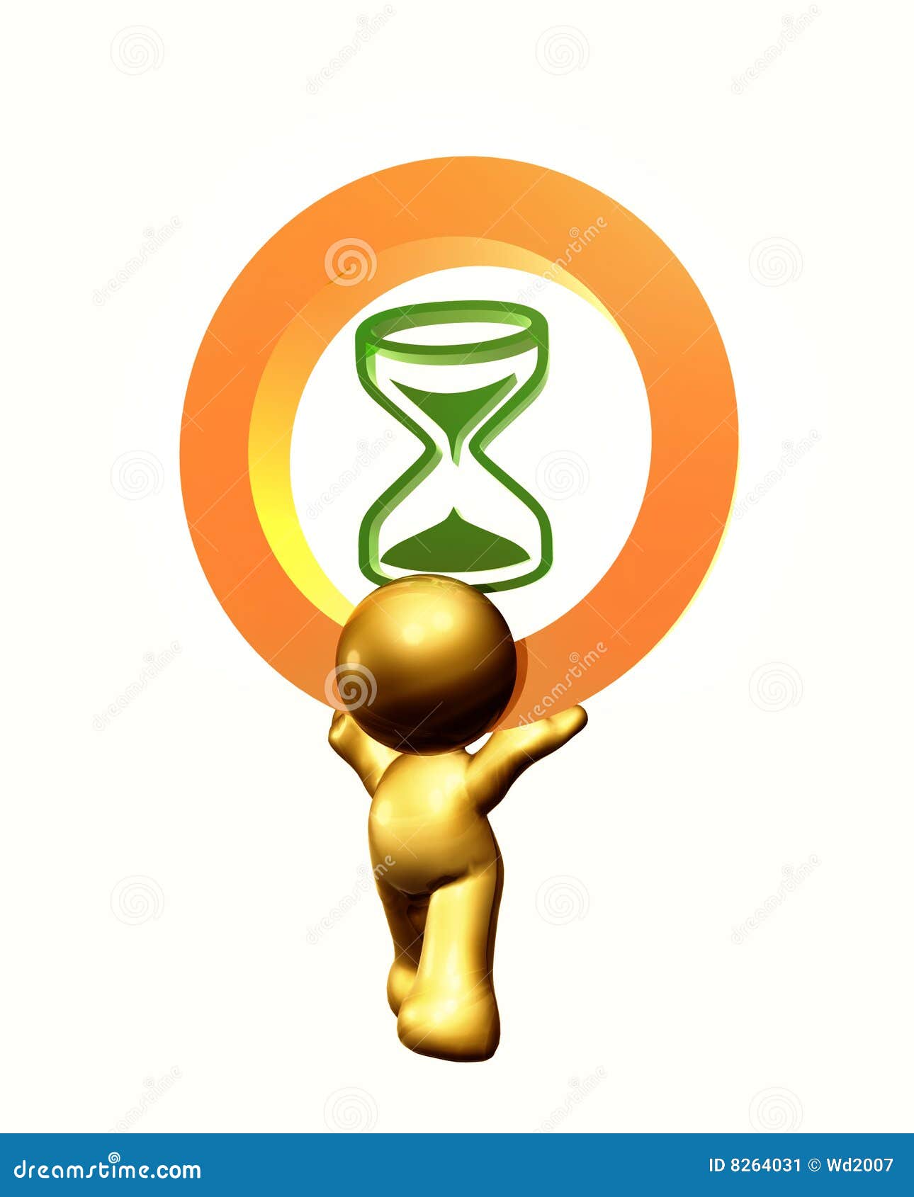 Pictogram Cijfer Met Tijdsymbool Stock Illustratie - Illustration of ...