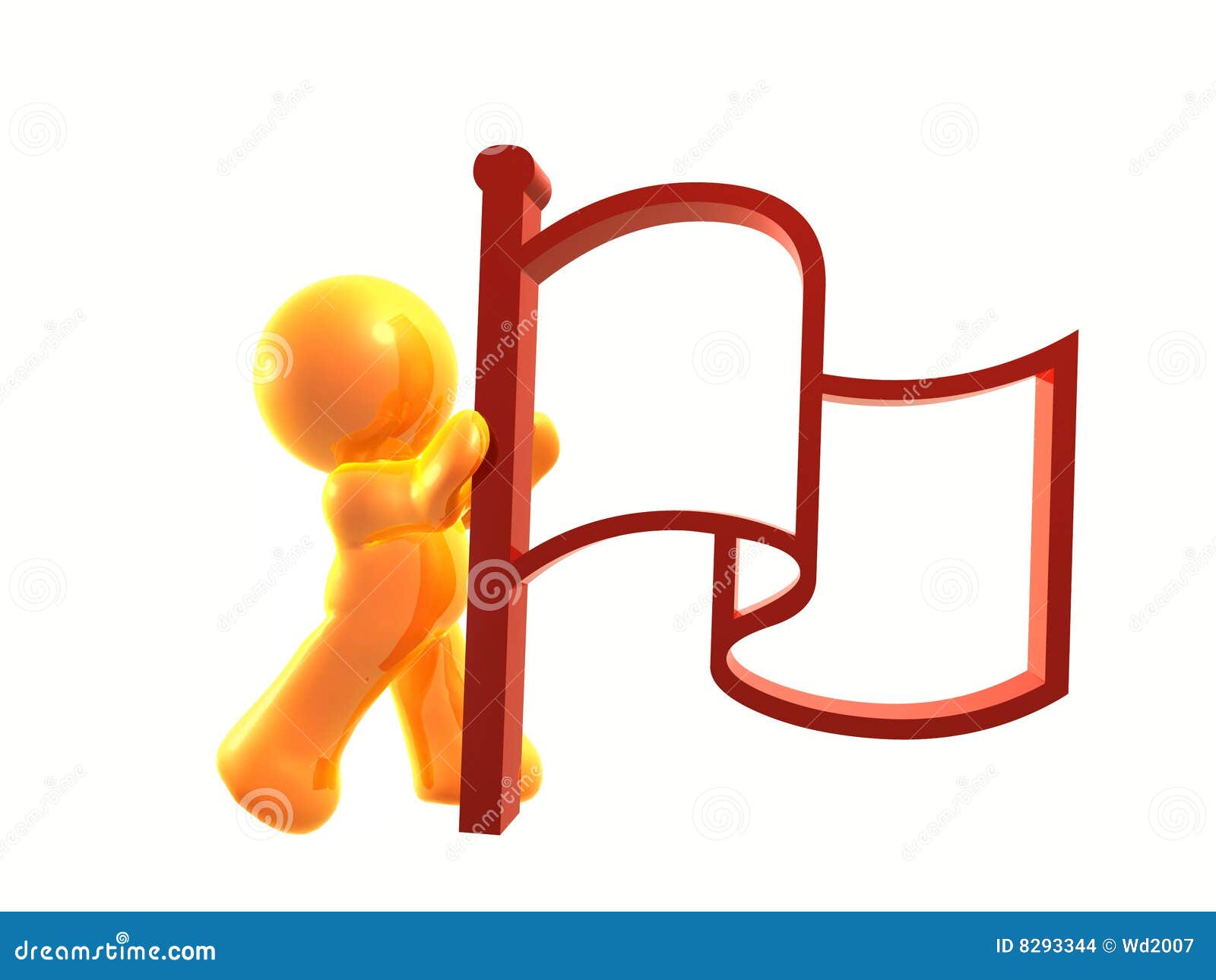 Pictogram Cijfer Met Vlagsymbool Stock Illustratie - Illustration of ...