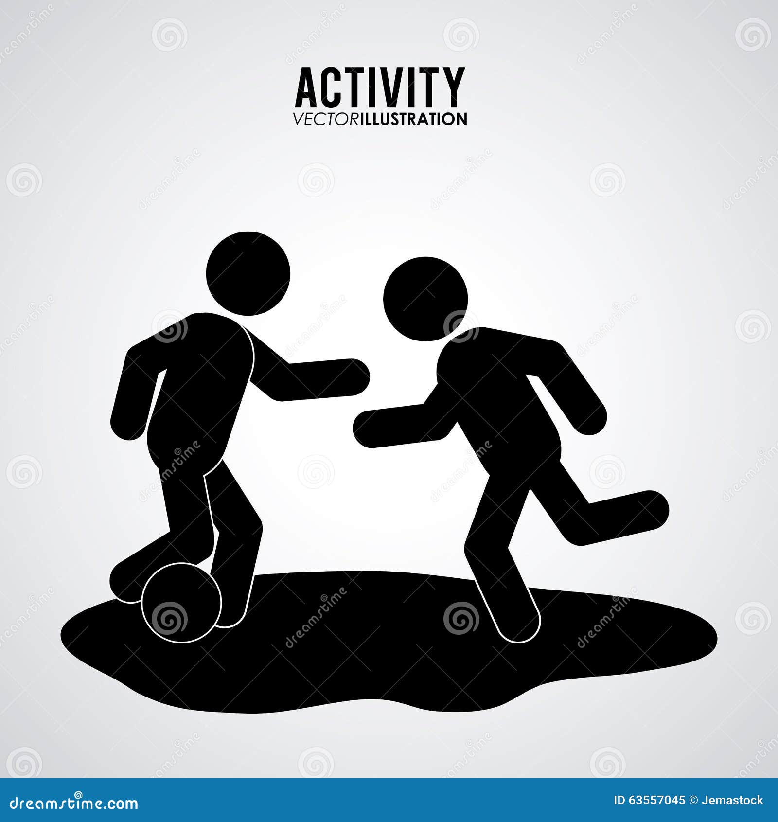 Pictogram Doing Activity Design Stock Vector - Illustration of sport ...