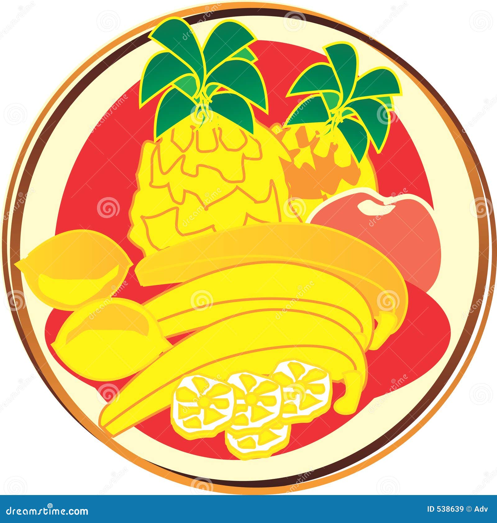 Pictogram - fruits stock illustration. Illustration of clipart - 538639
